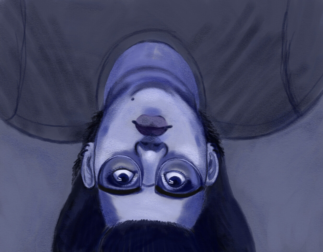 ArtStation - self-portrait from memory