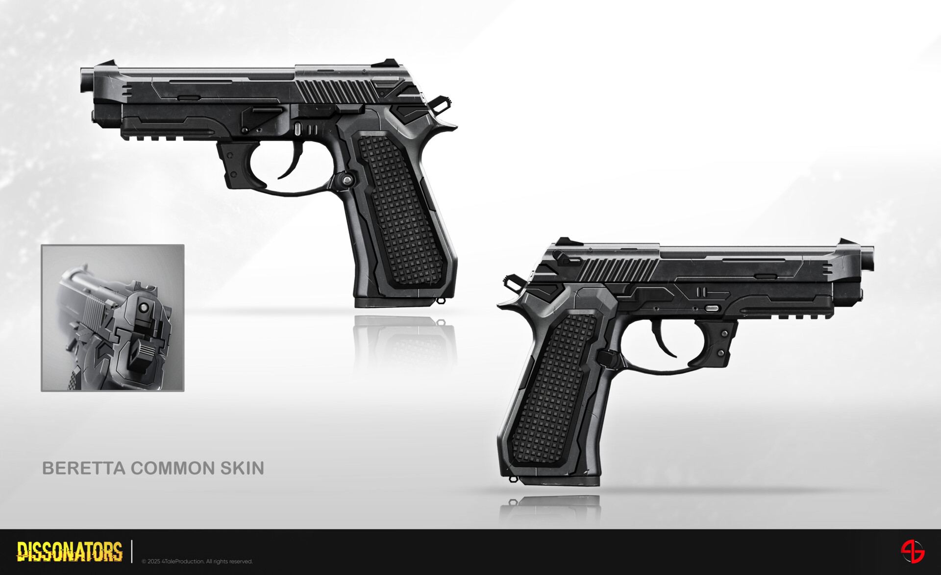 ArtStation - Weapon concepts for Dissonators game