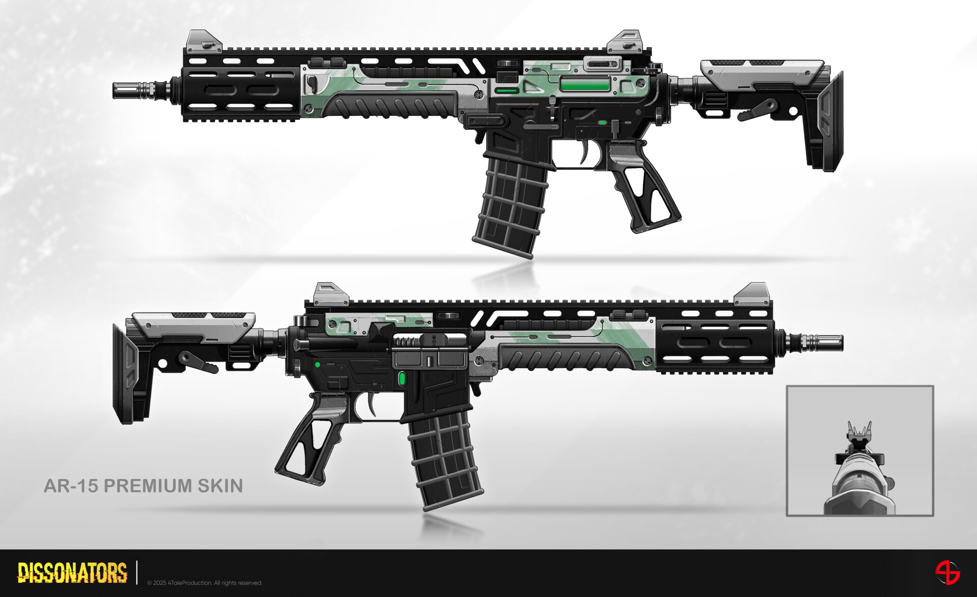 ArtStation - Weapon concepts for Dissonators game
