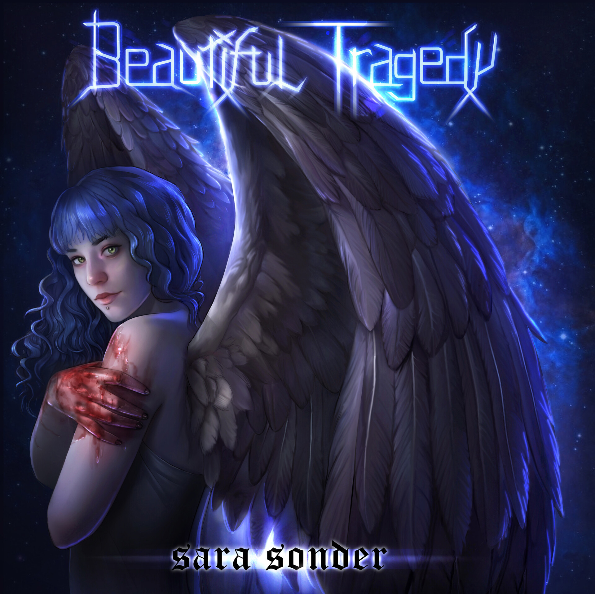 ArtStation - Art cd cover -beautiful tragedy (old)
