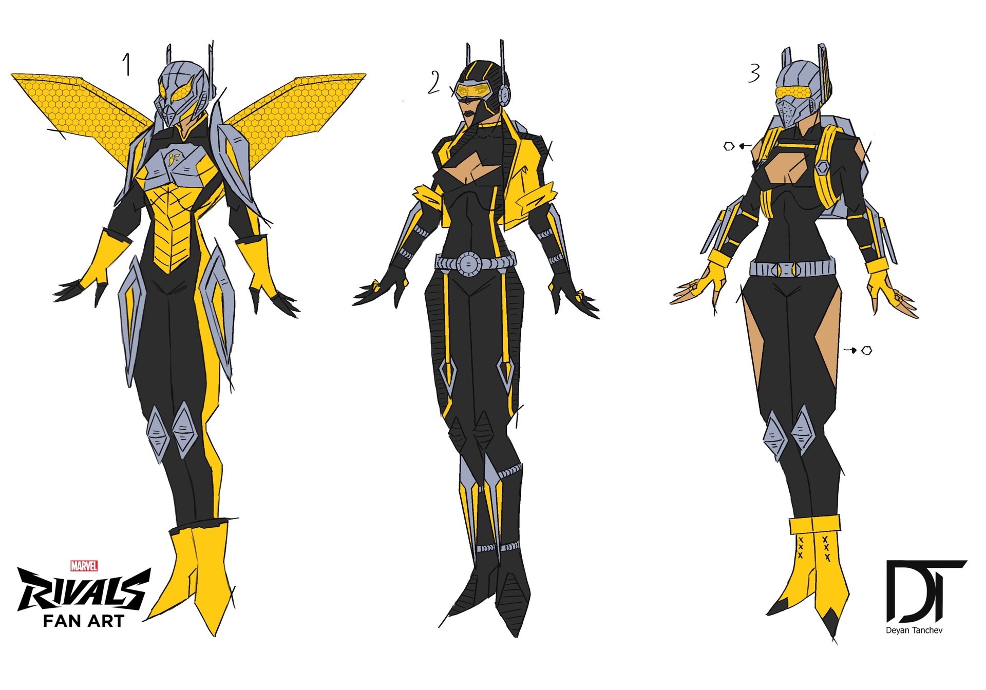 yellow jacket concept art