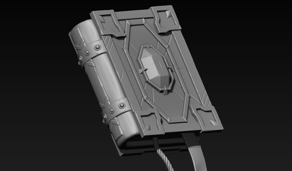 ArtStation - Stylized Magic Book