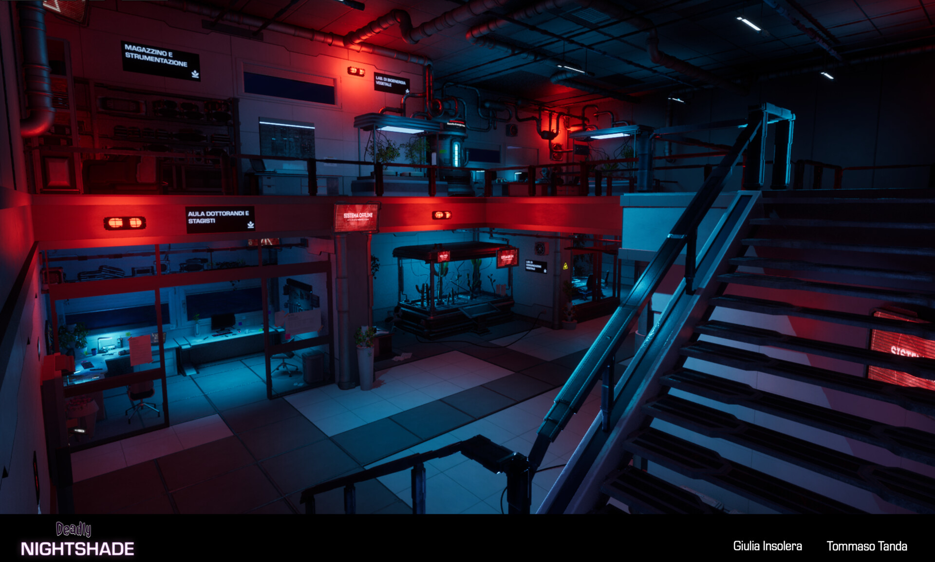 ArtStation - Sci-fi Robotic Laboratory - Deadly Nightshade