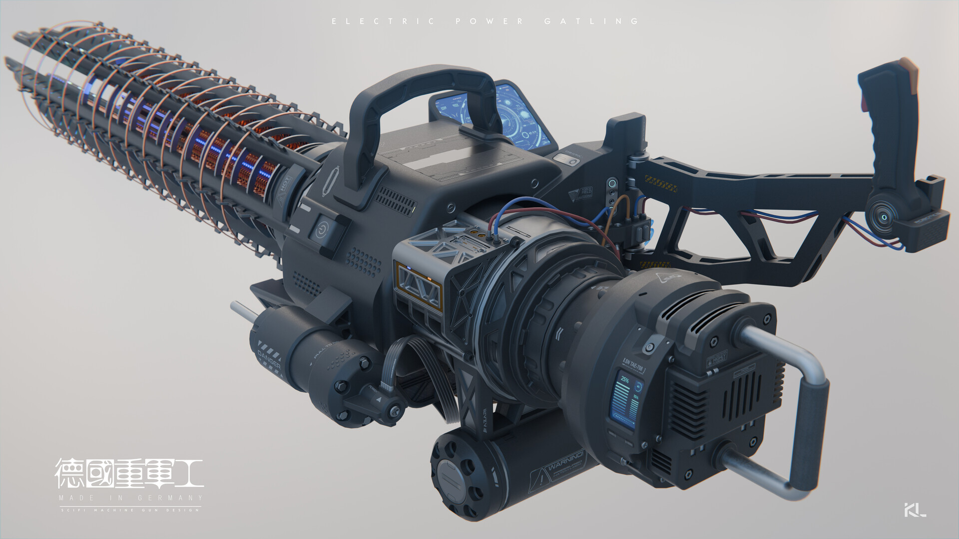 ArtStation - Electric power Gatling