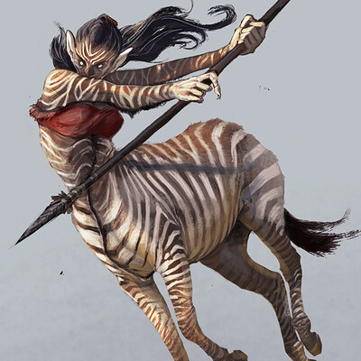 half zebra half human