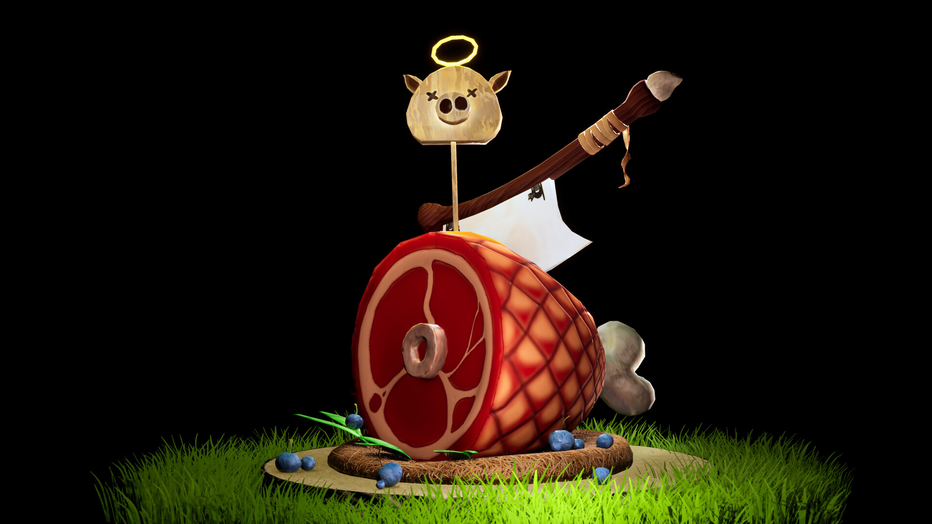 ArtStation - Stylized Meat Prop | Hand-Painted 3D Asset