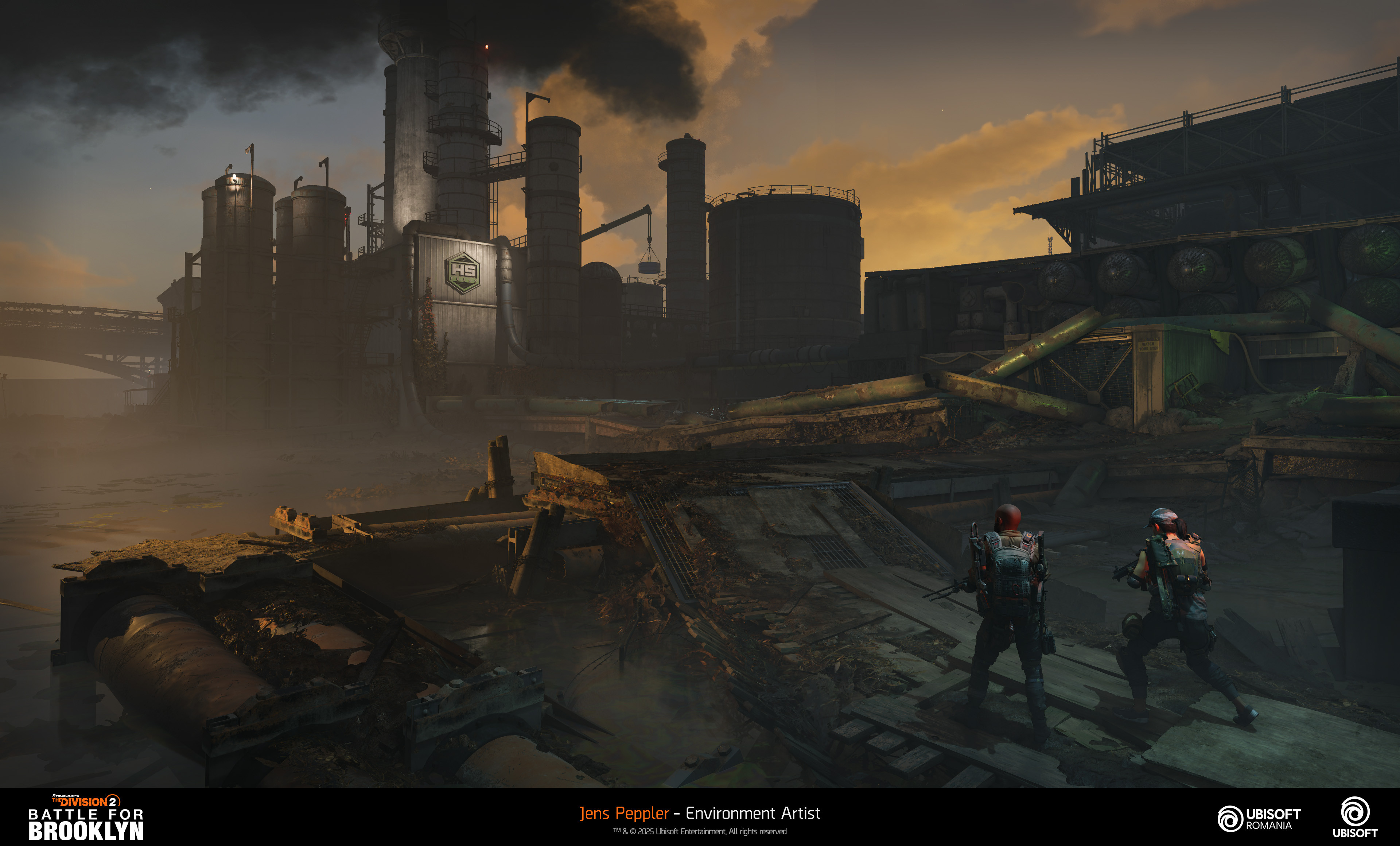 Ubisoft The Division 2: Battle for Brooklyn Art Blast - ArtStation Magazine