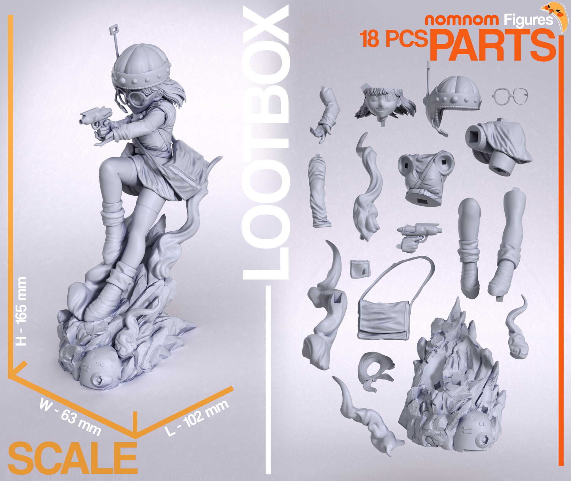 NomNom Figures - Lucca - Chrono Trigger