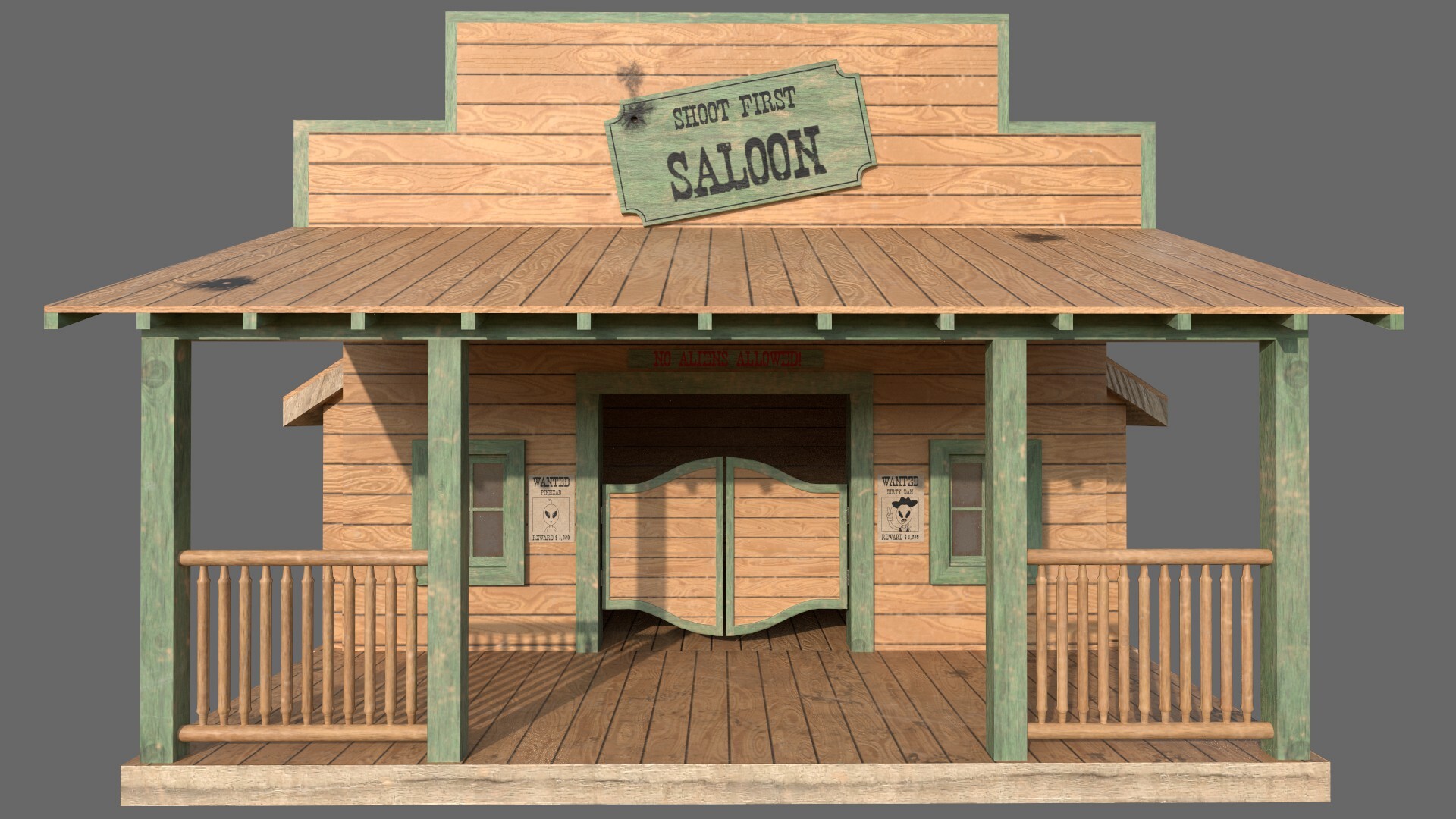 ArtStation - The Saloon