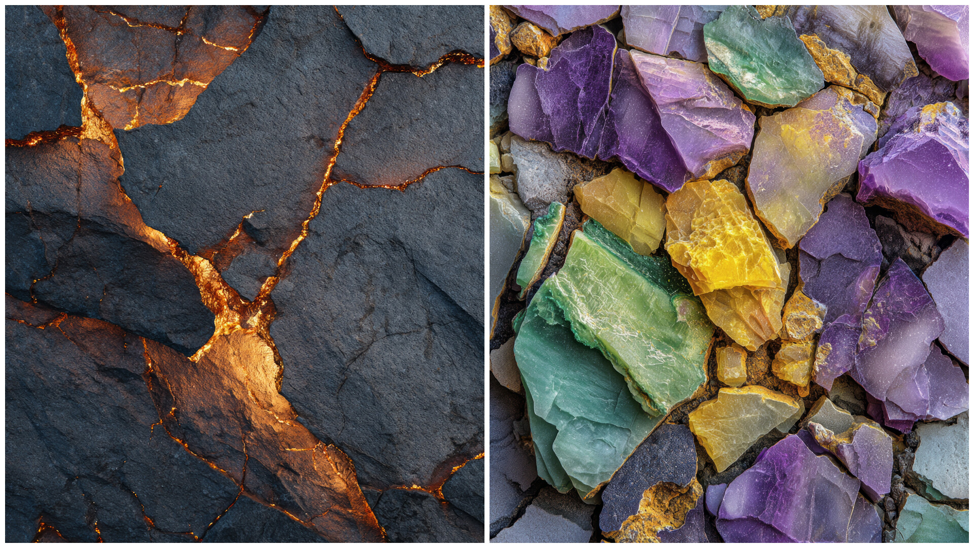 Isabelle ¥¥ - 500 VEINED METAL ORE–NATURAL MINERAL FORMATION IN 4K
