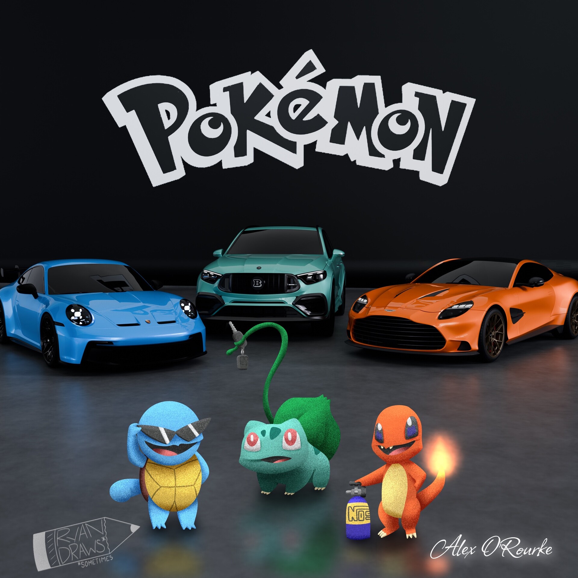 ArtStation - Pokémon x Cars
