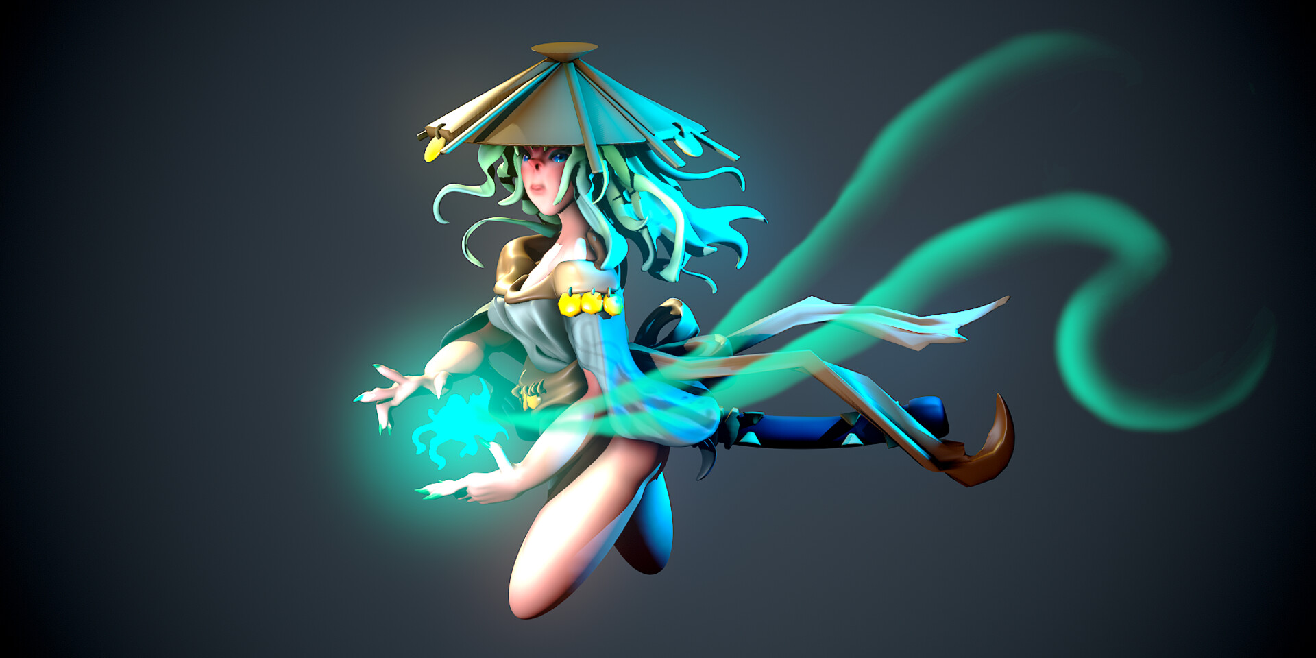 ArtStation - Cute Samurai Girl