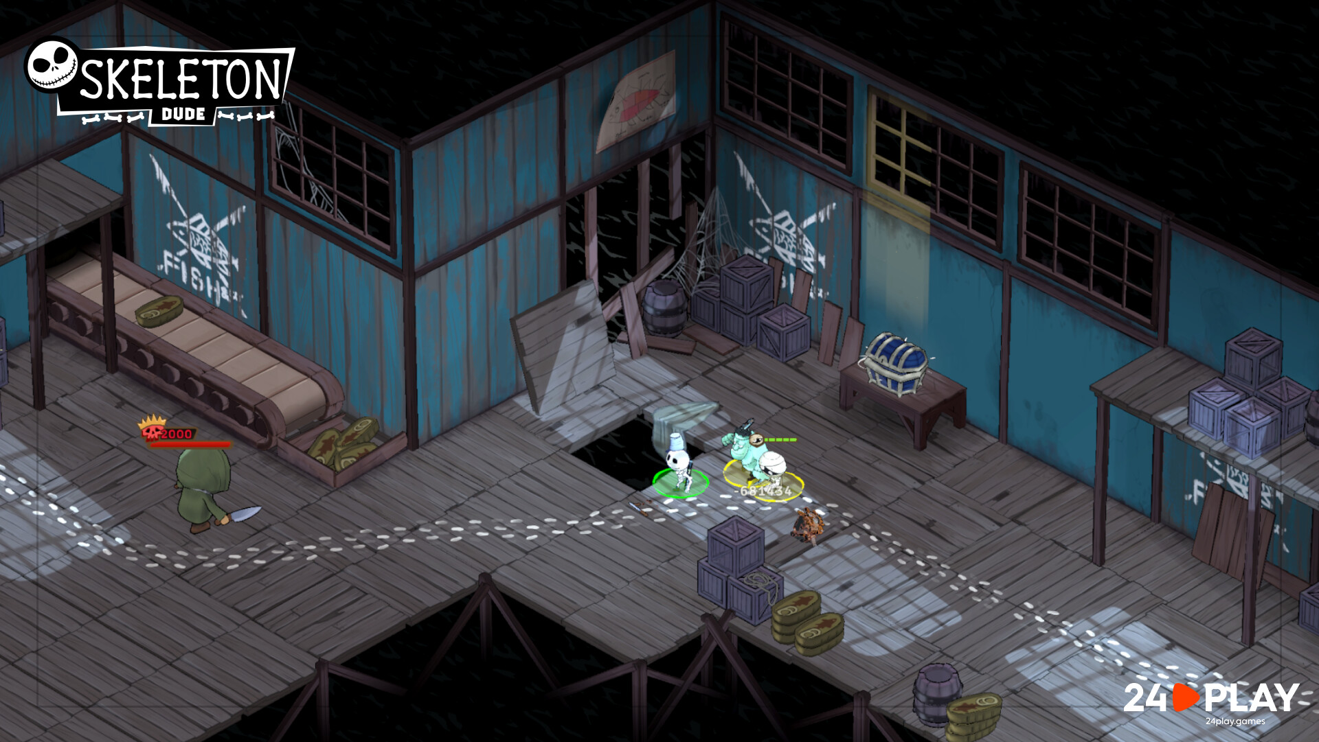 24PLAY - 3D Dungeons: Skeleton Dude – Mobile