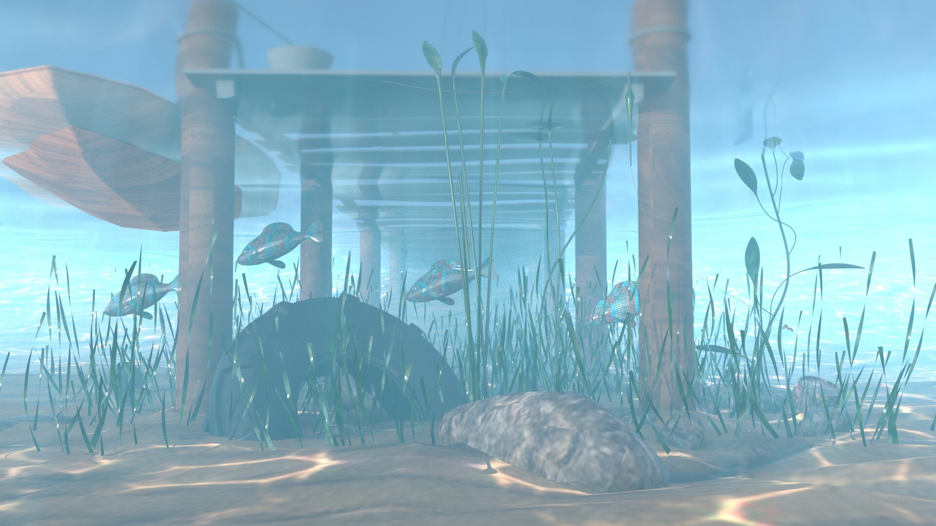 ArtStation - Under water scene