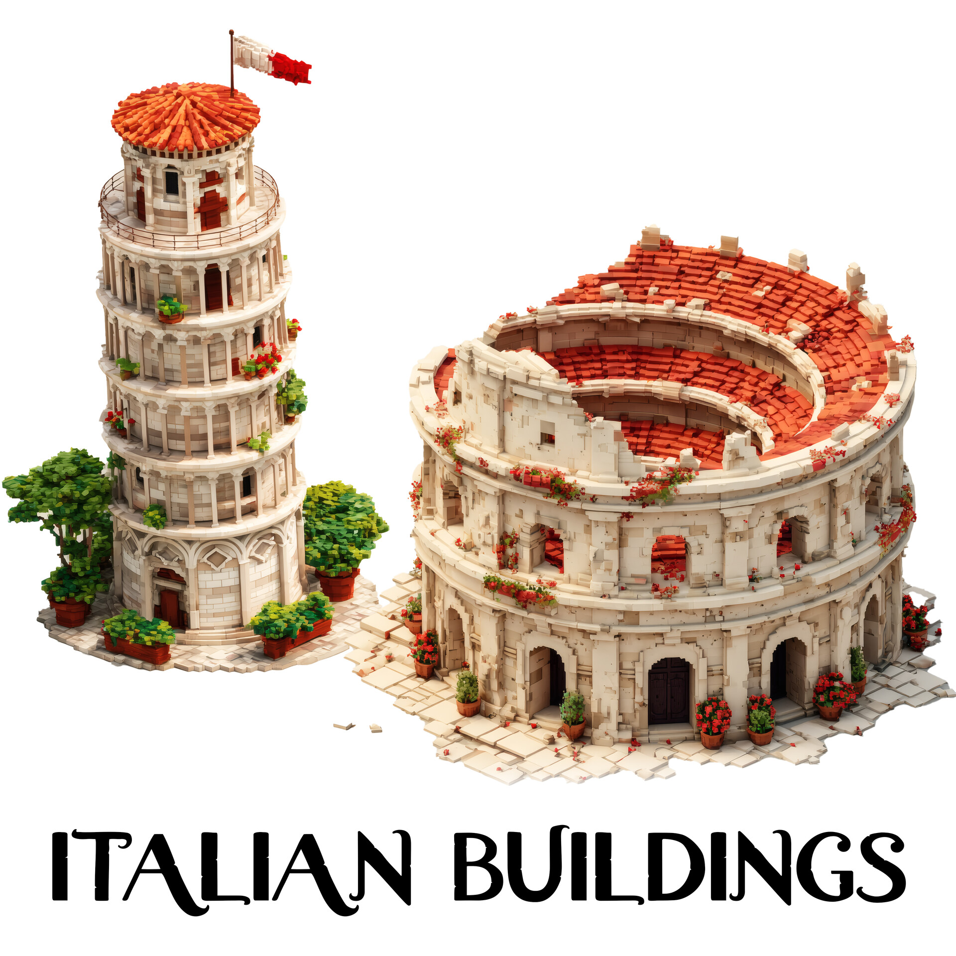 ArtStation - 280 Stylized Italian Building - Reference Image Pack v.1 |4K|