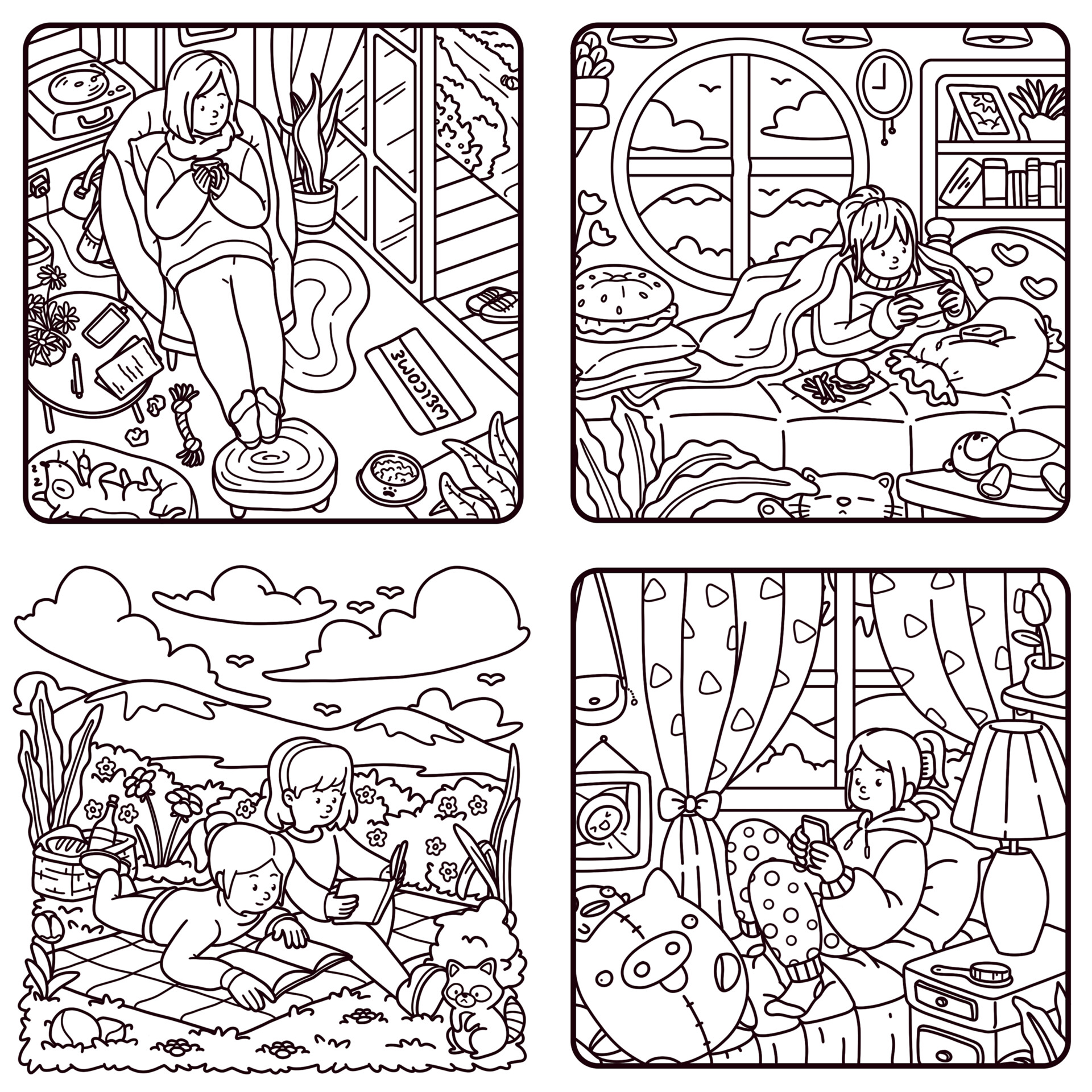 digital coloring pages coco wyo