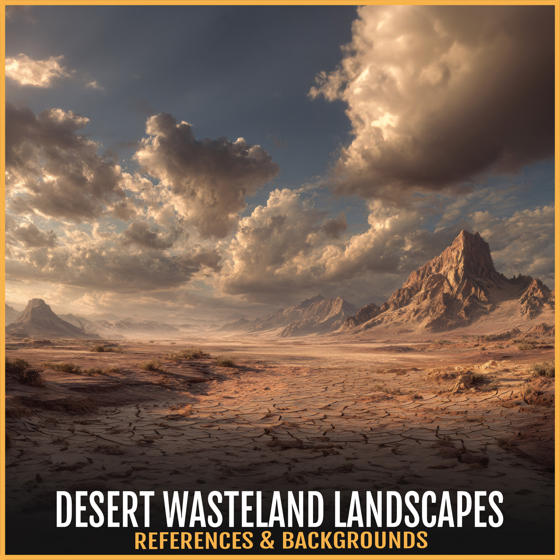 ArtStation - 303 Desert Wasteland Landscapes, Harsh and Beautiful
