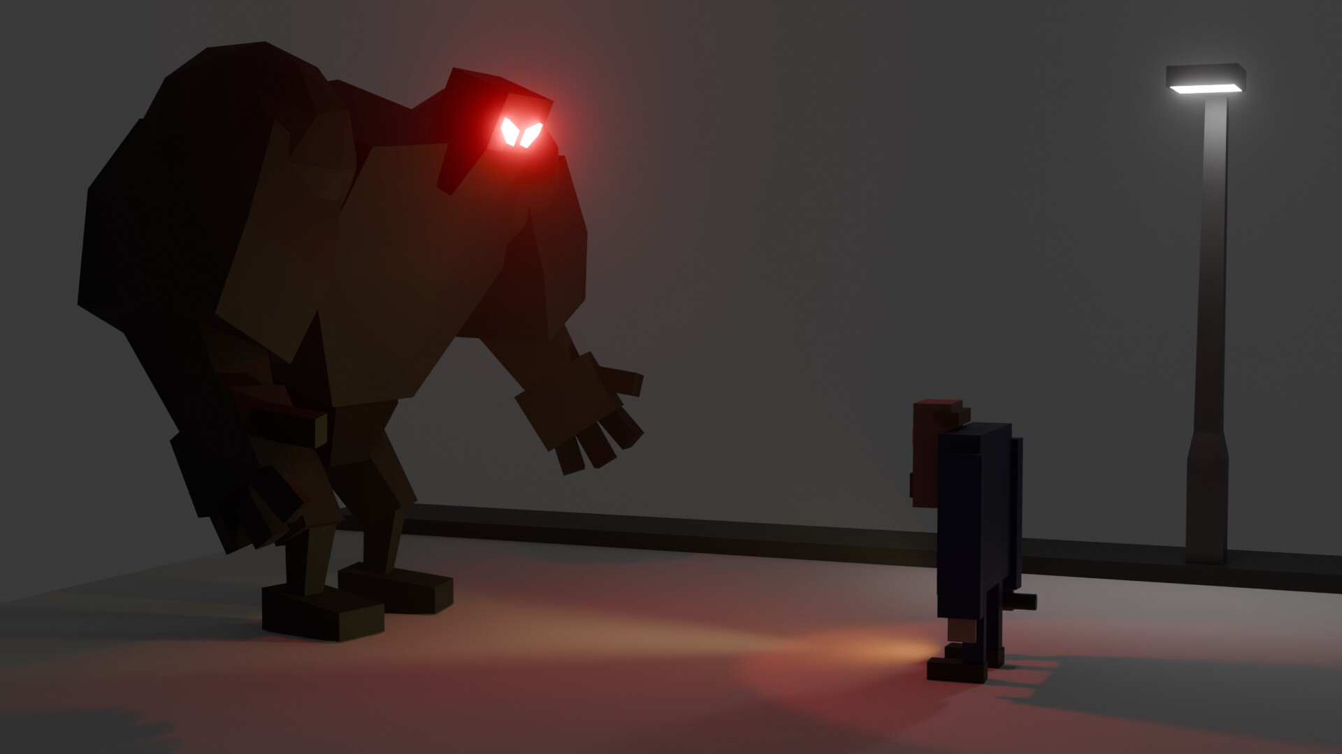 ArtStation - The Standoff – Low Poly Encounter