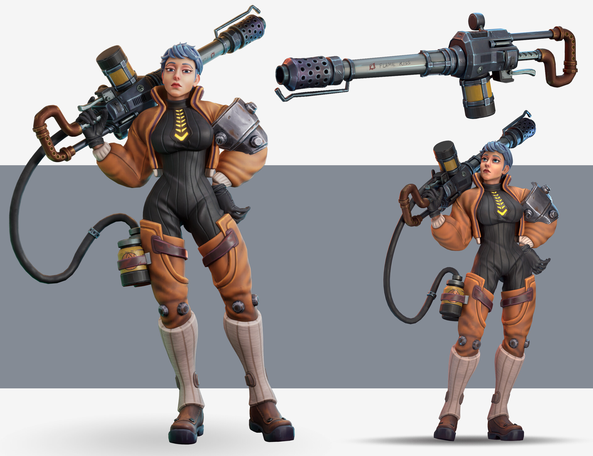 ArtStation - Flame Kiss