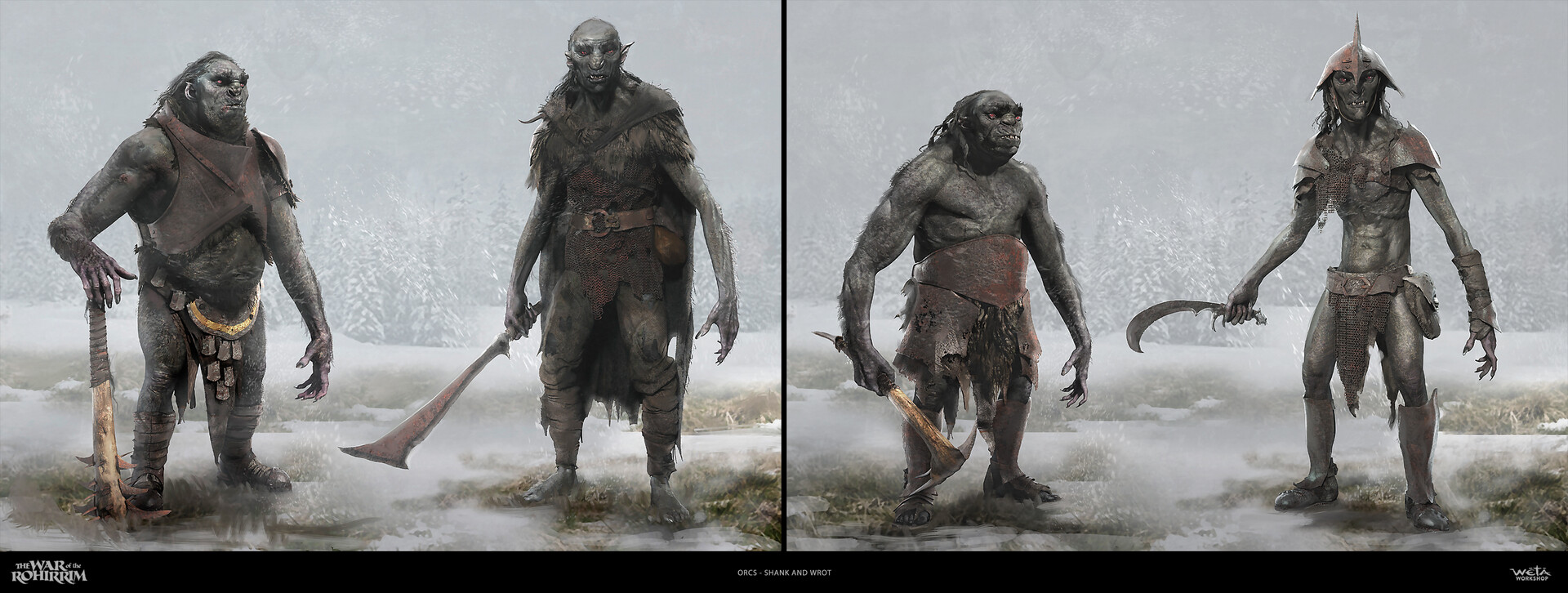 WĒTĀ WORKSHOP DESIGN STUDIO - War of the Rohirrim - Trolls, Orcs and Beasts