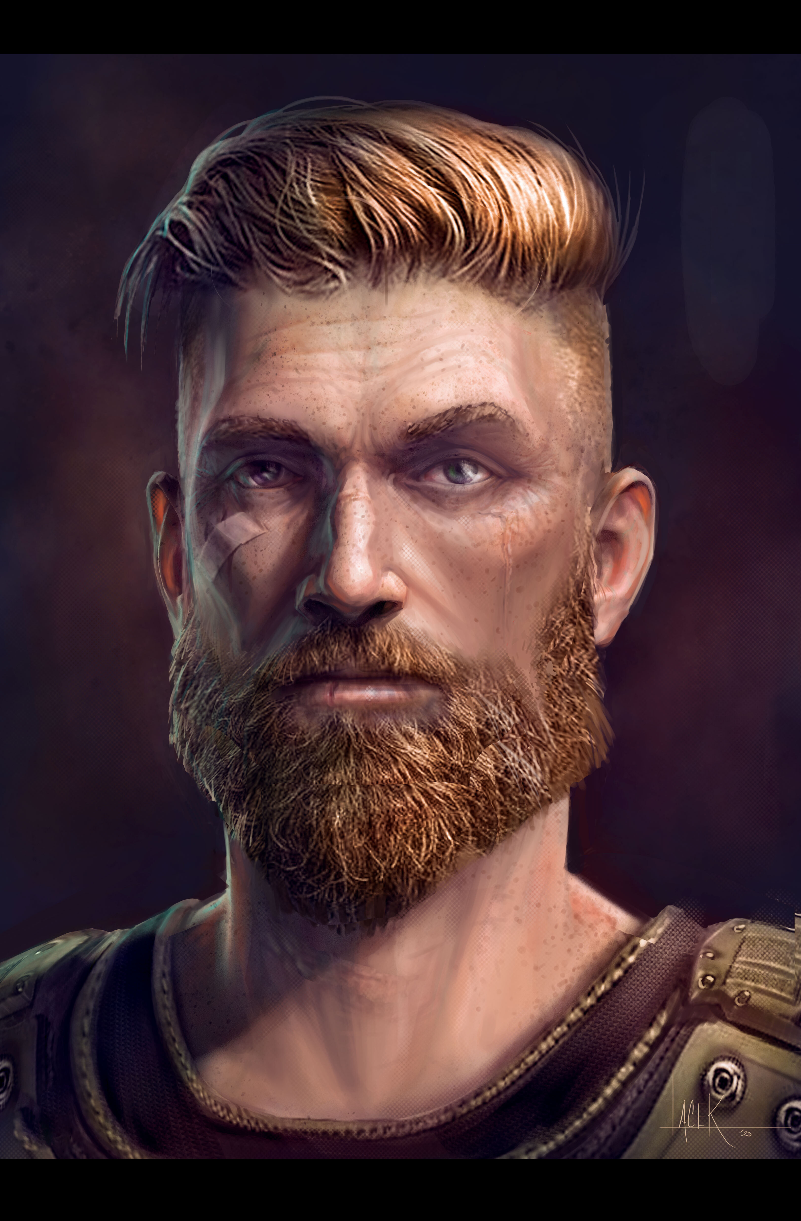 Michael Lacek (Scratch) - Character Design for canceled project