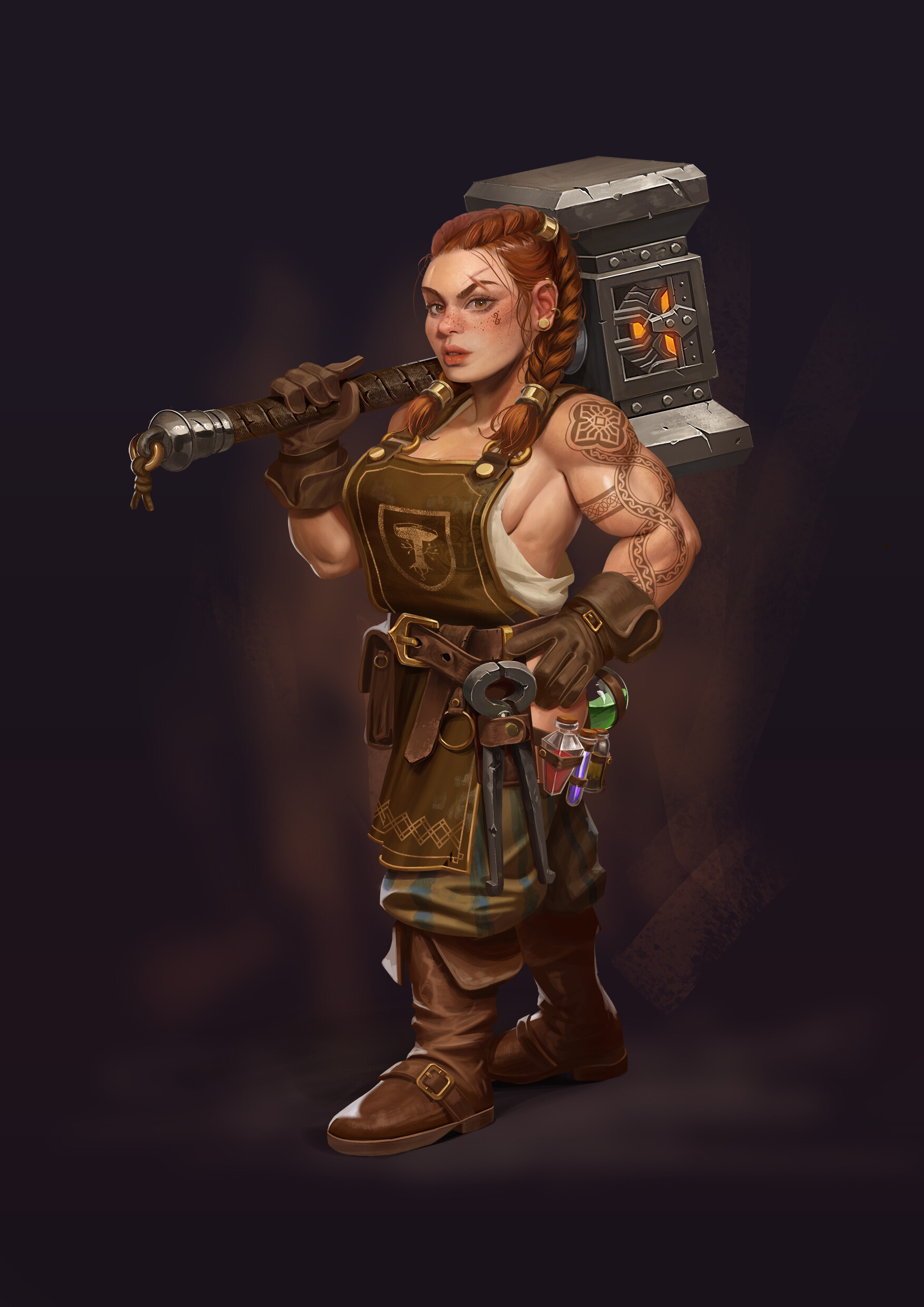 ArtStation - Blacksmith Dwarf