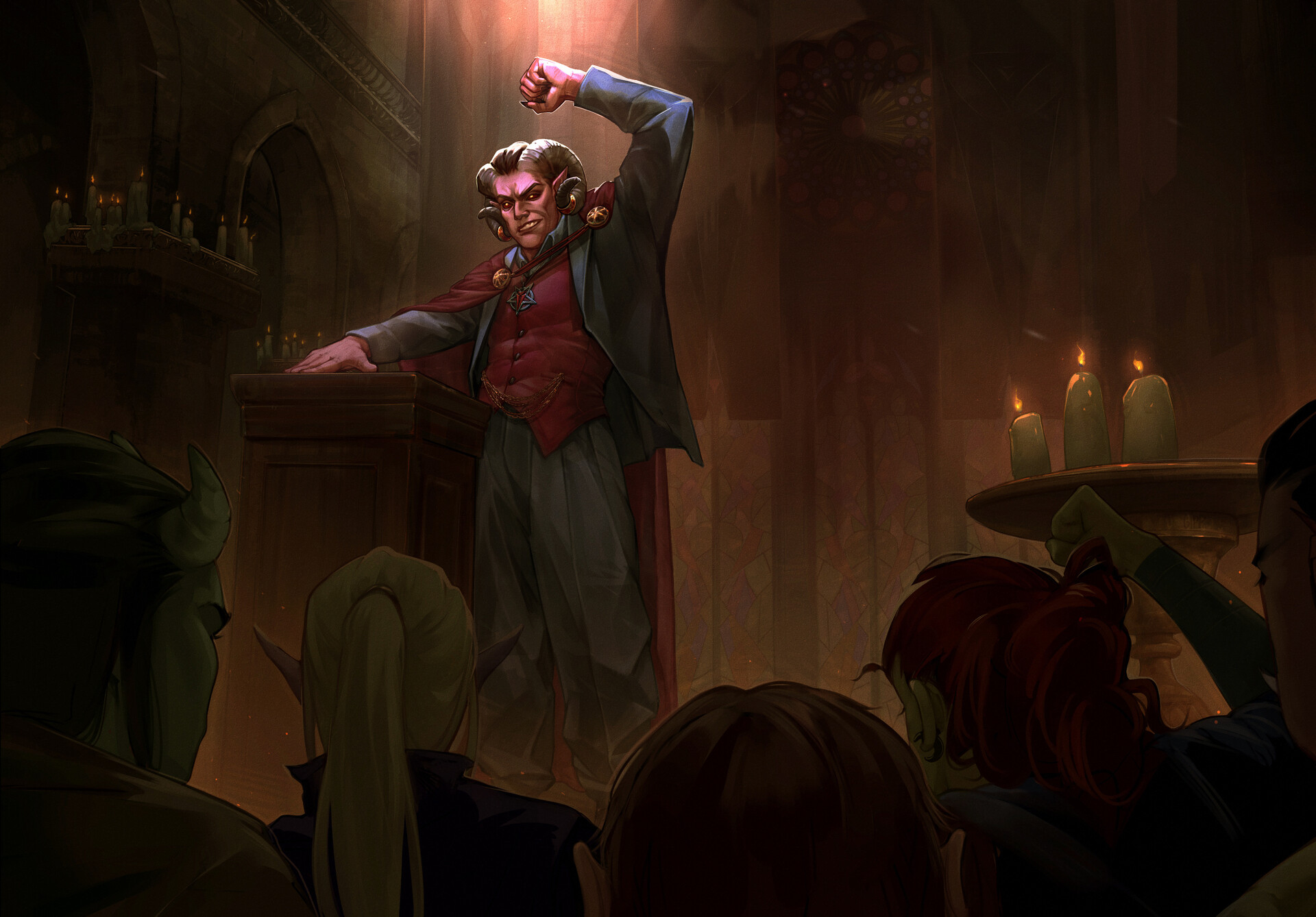 ArtStation - DnD tiefling commission