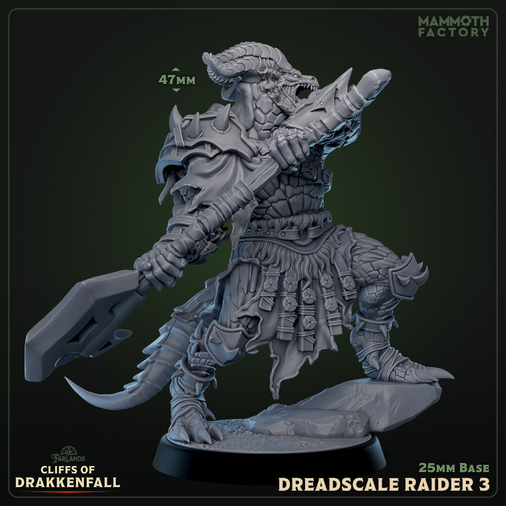 Elio Franco Menna - Dreadscale Raiders - Work done for @MammothFactoryGames