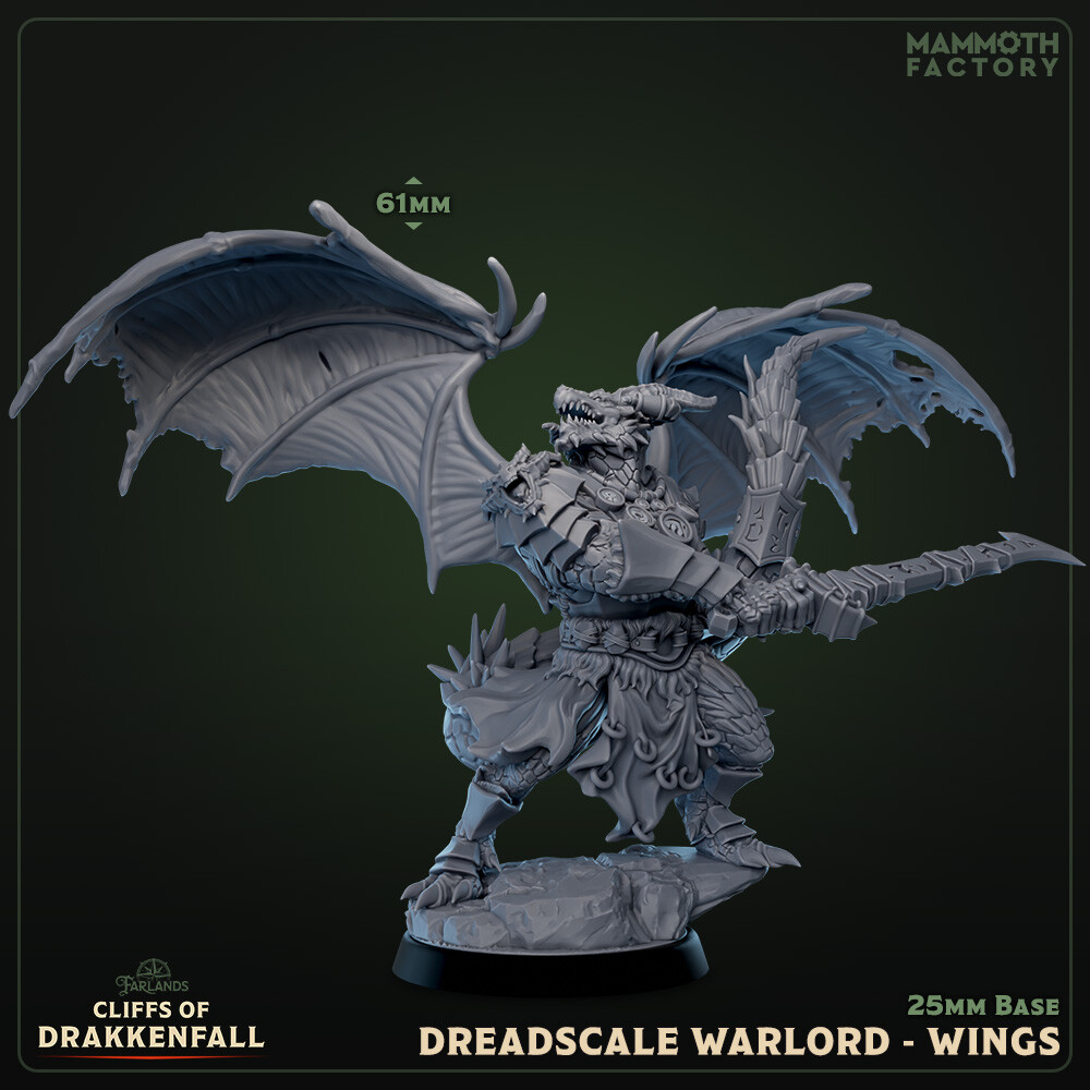 ArtStation - Dreadscale Warlord - Work done for @MammothFactoryGames