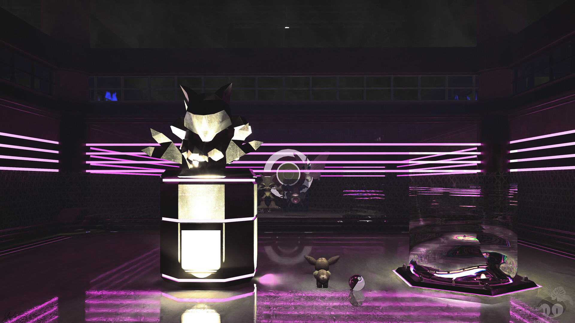 ArtStation - saffron city gym | sabrina | kanto | pokemon