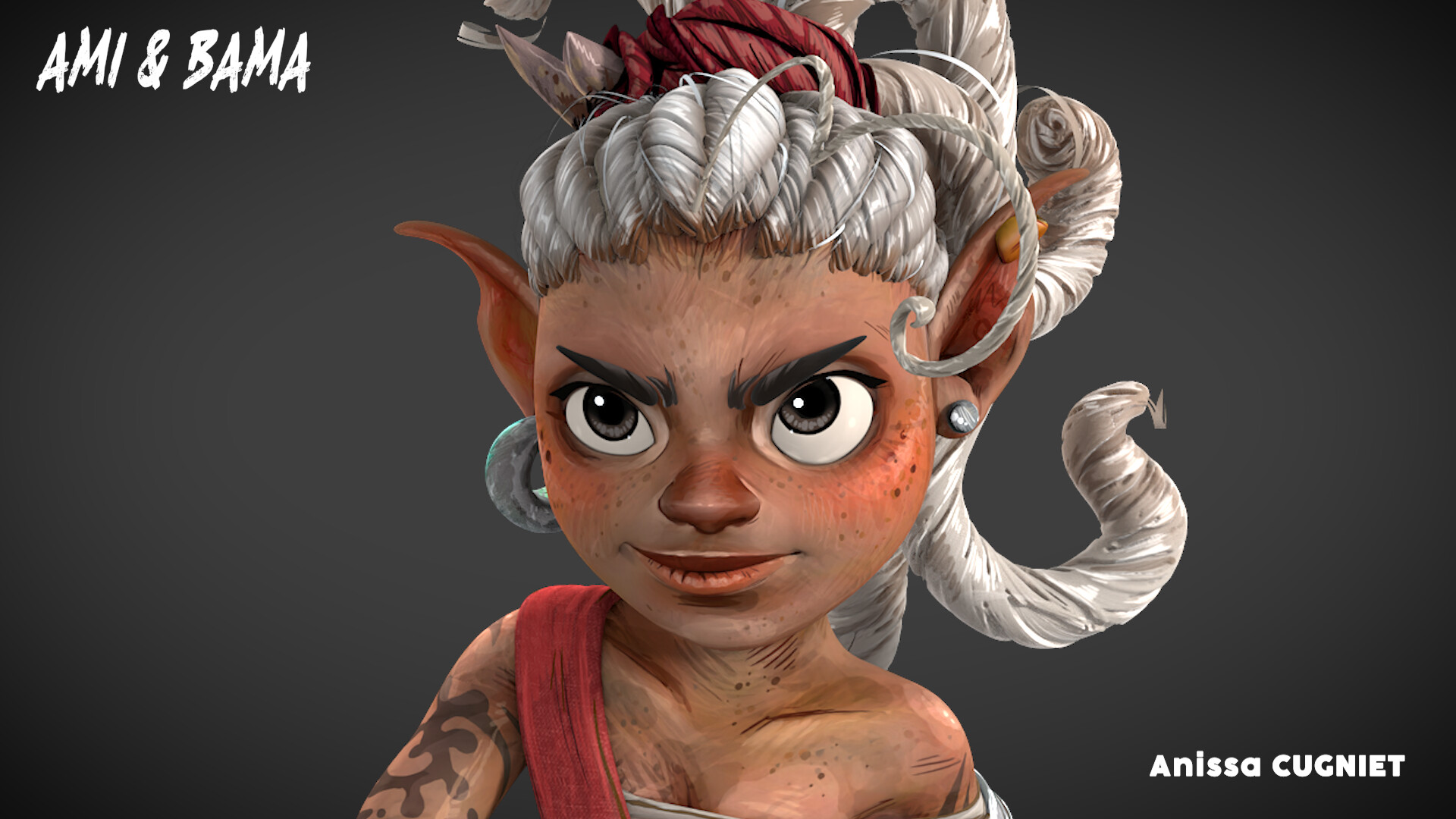 ArtStation - "AMI & BAMA" Character breakdown - AMI