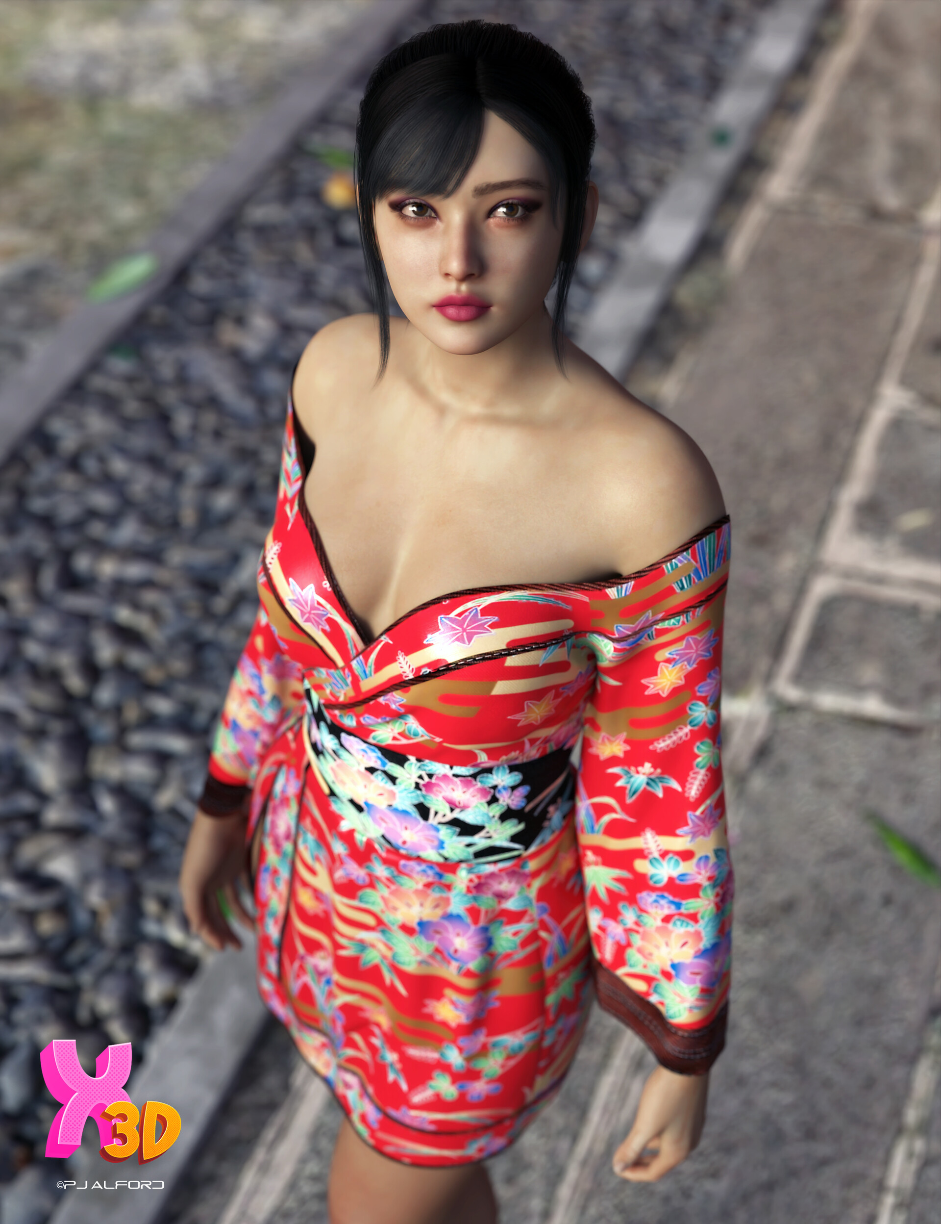 ArtStation - K3D Nene for G9 by Kelambi3D