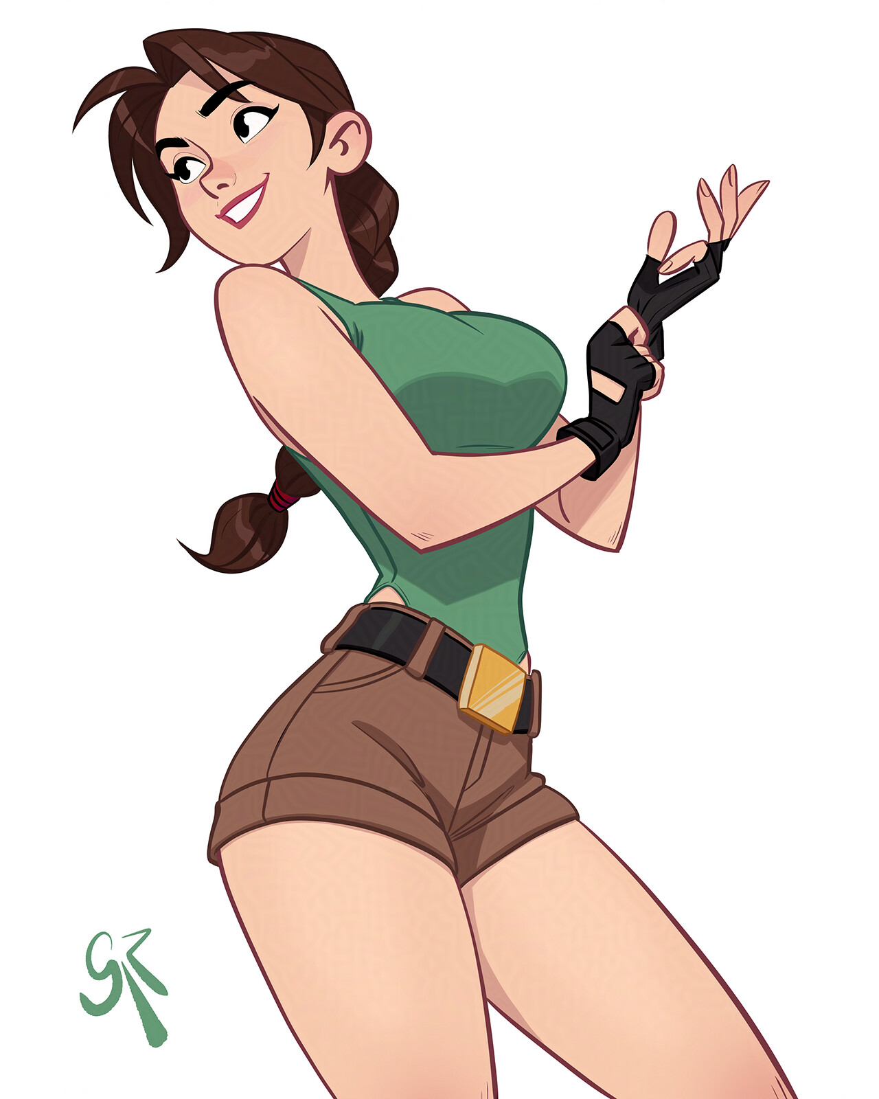 ArtStation - Lara gearing up