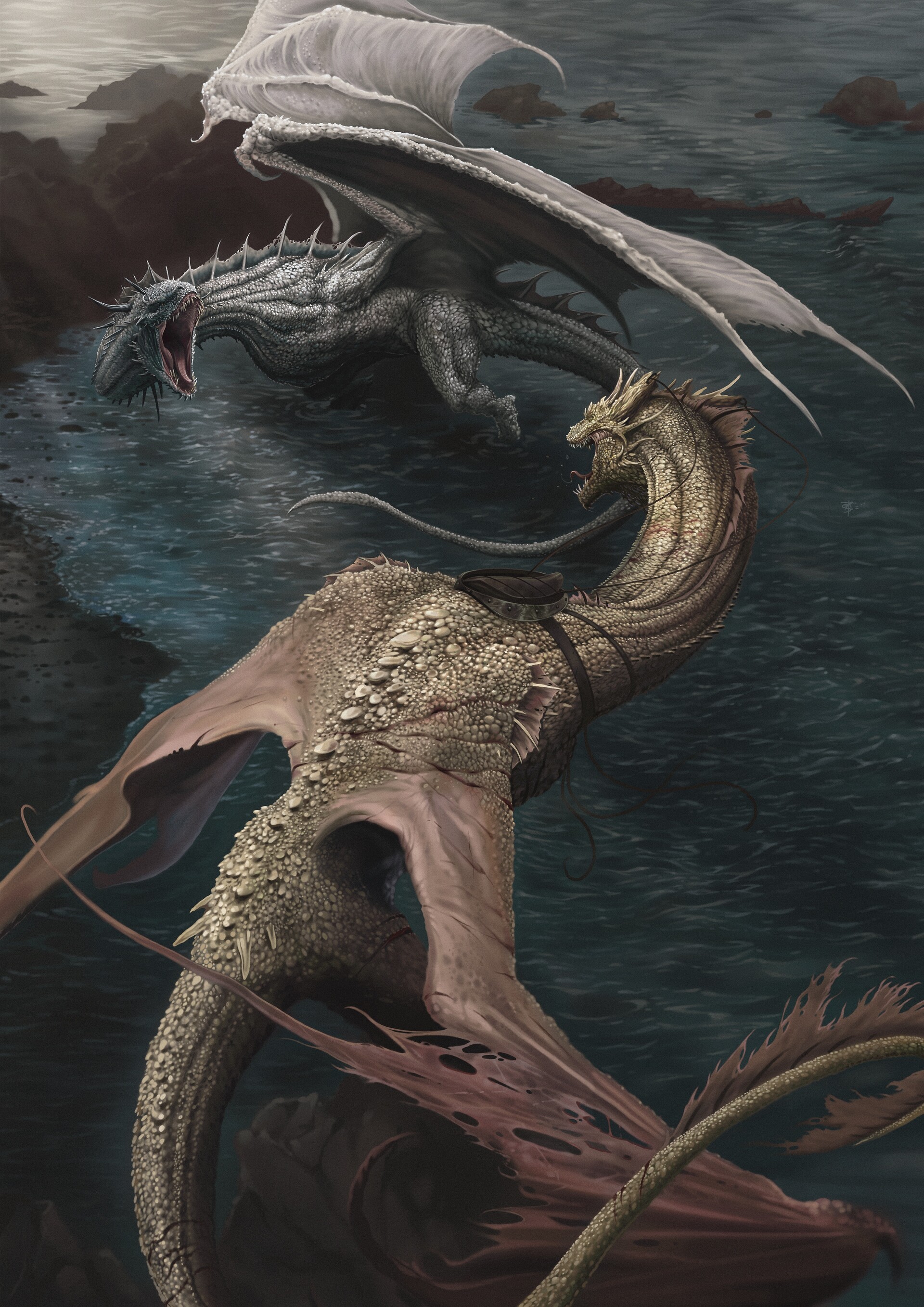 ArtStation - Sunfyre vs Grey Ghost