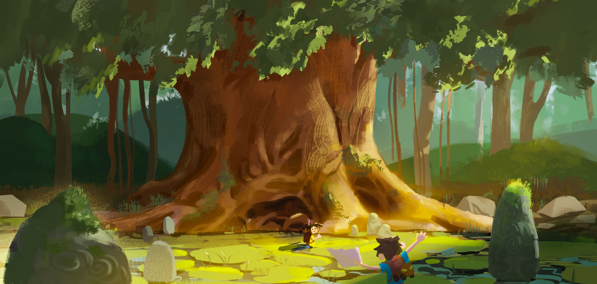 ArtStation - animation background art