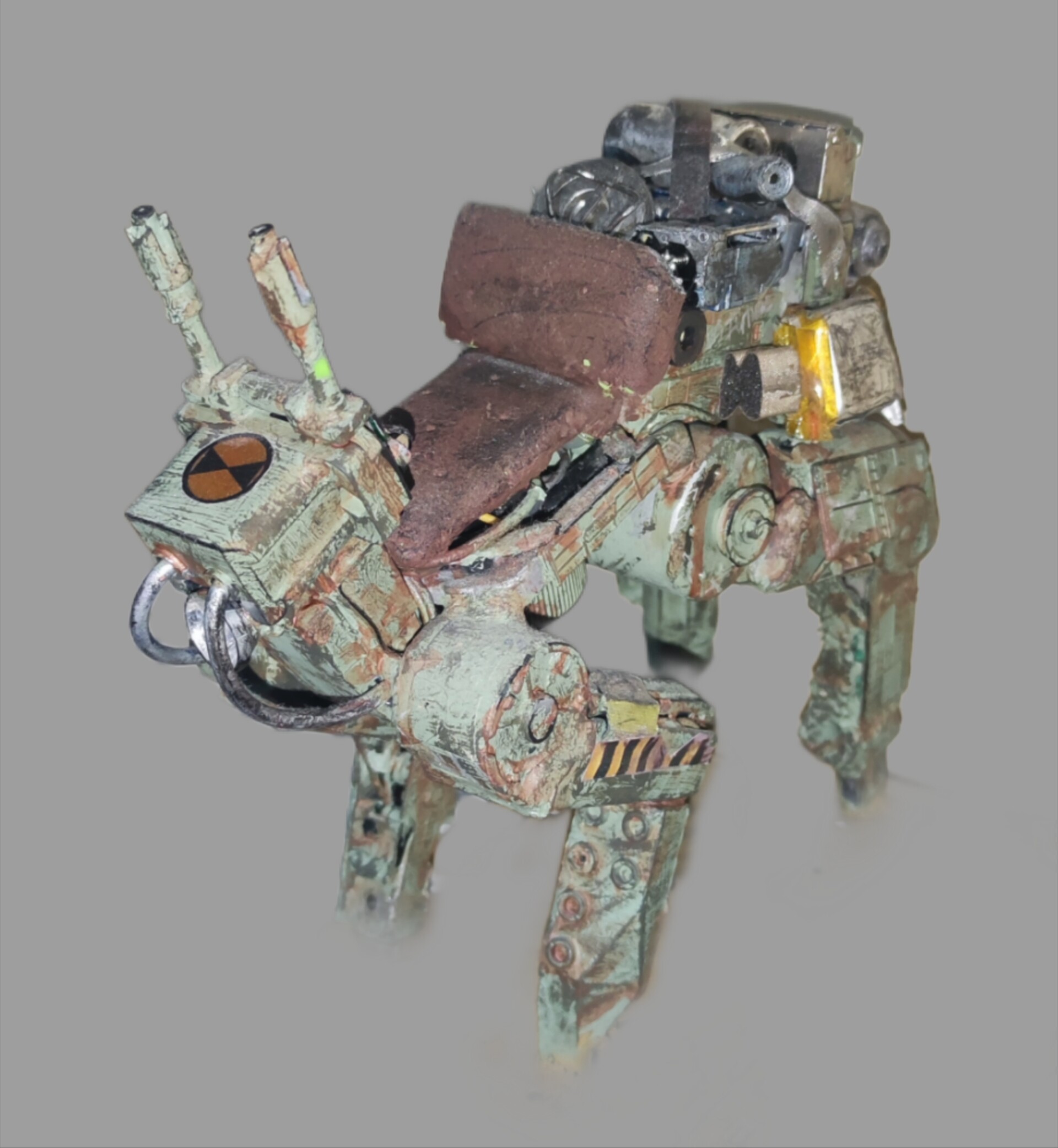 ArtStation - Forest Walker Mecha from Recycled Materials
