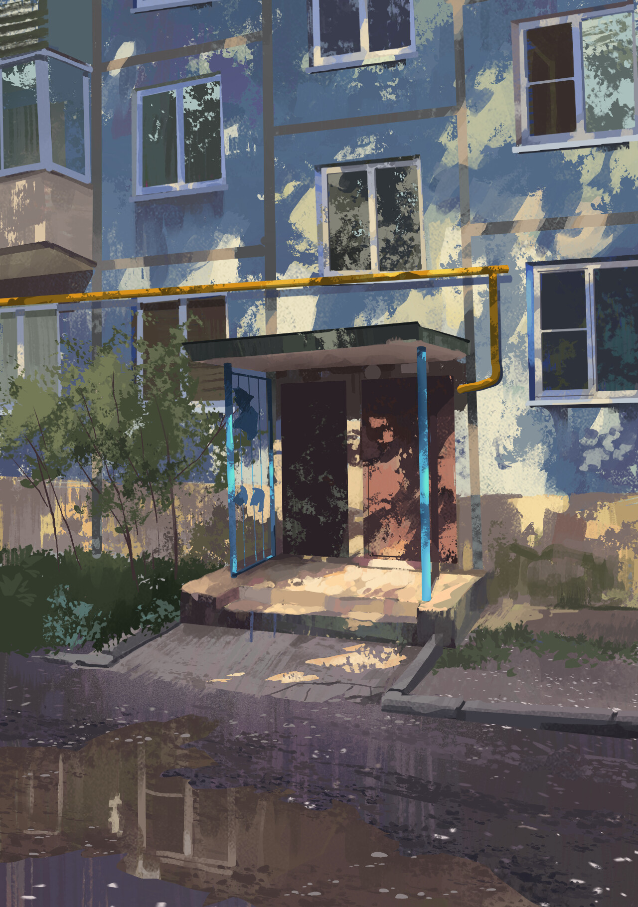 ArtStation - Shiny wall