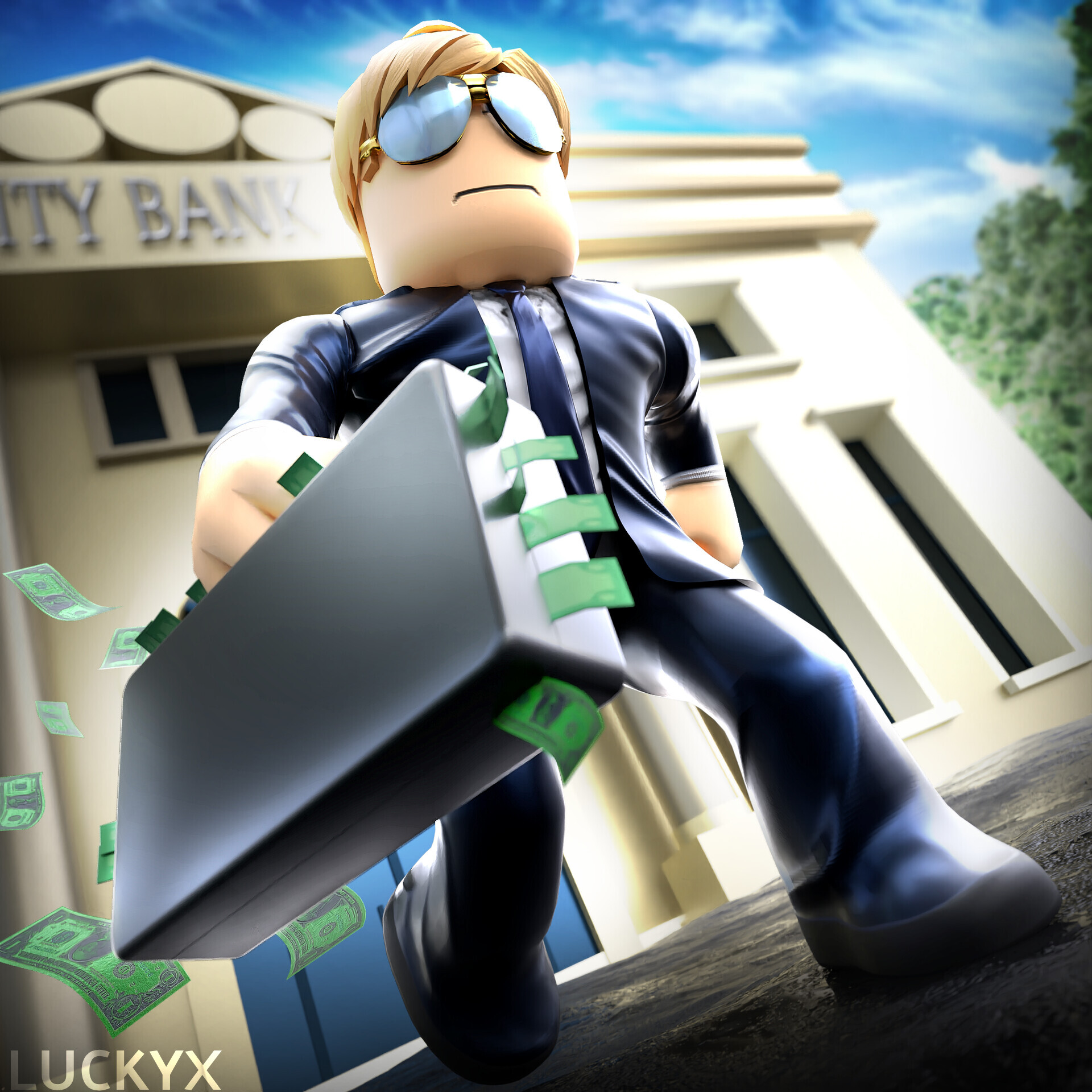 LuckyX - Tycoon // Simulators Roblox GFX's