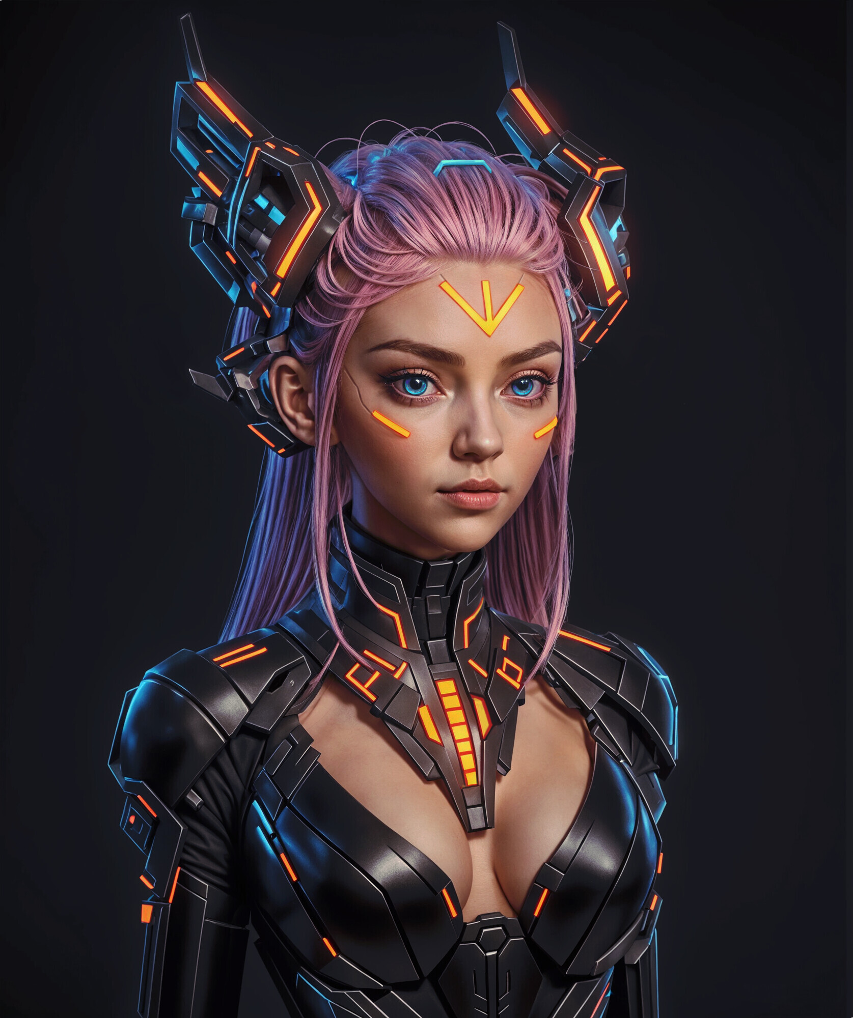 ArtStation - sci-fi girl