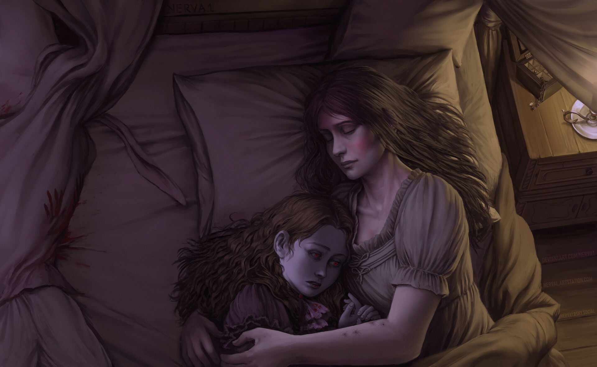 ArtStation - Vampire child and Yearning for Motherly Love