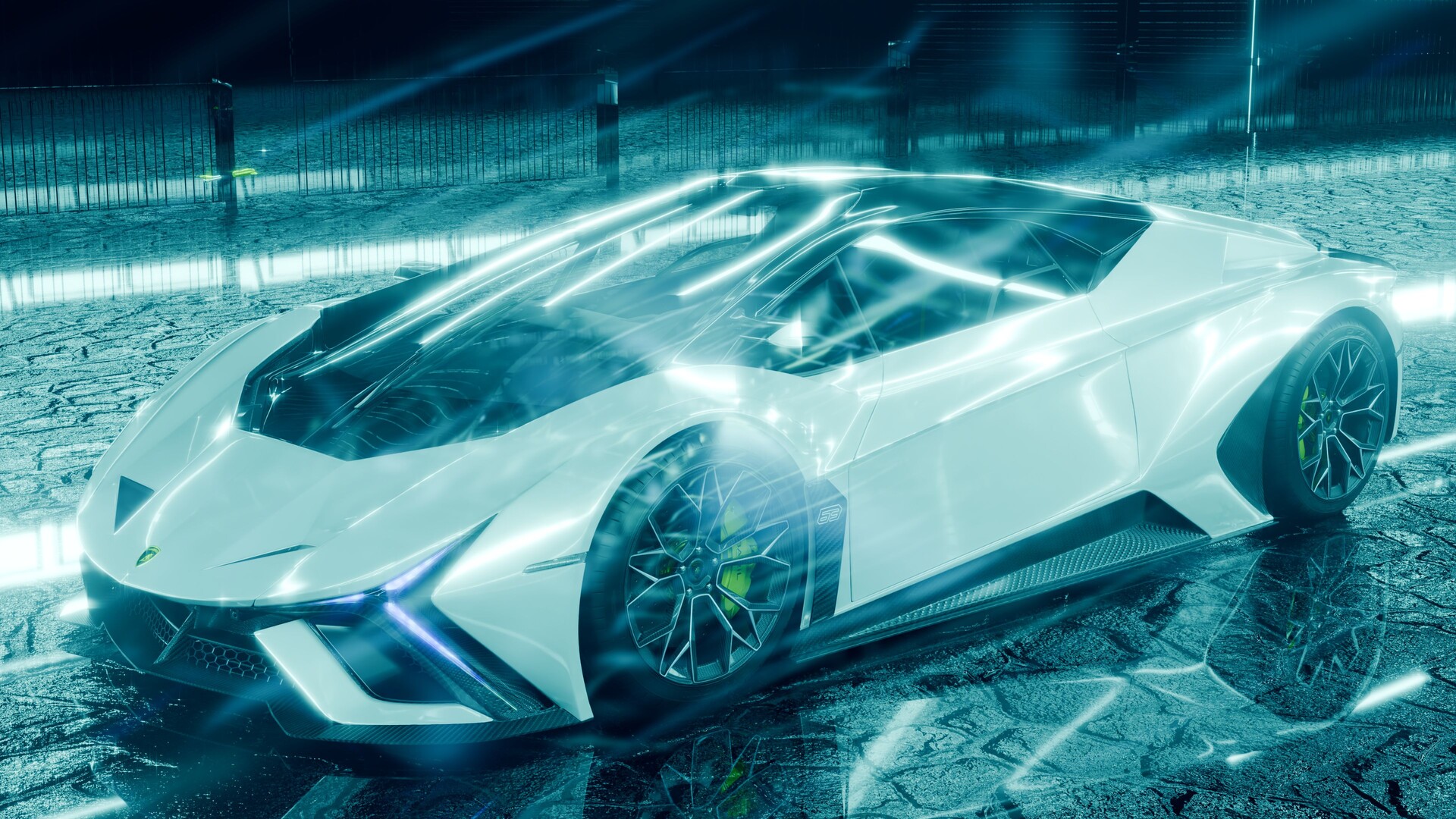 ArtStation - Lamborghini Stylized Car Visualization