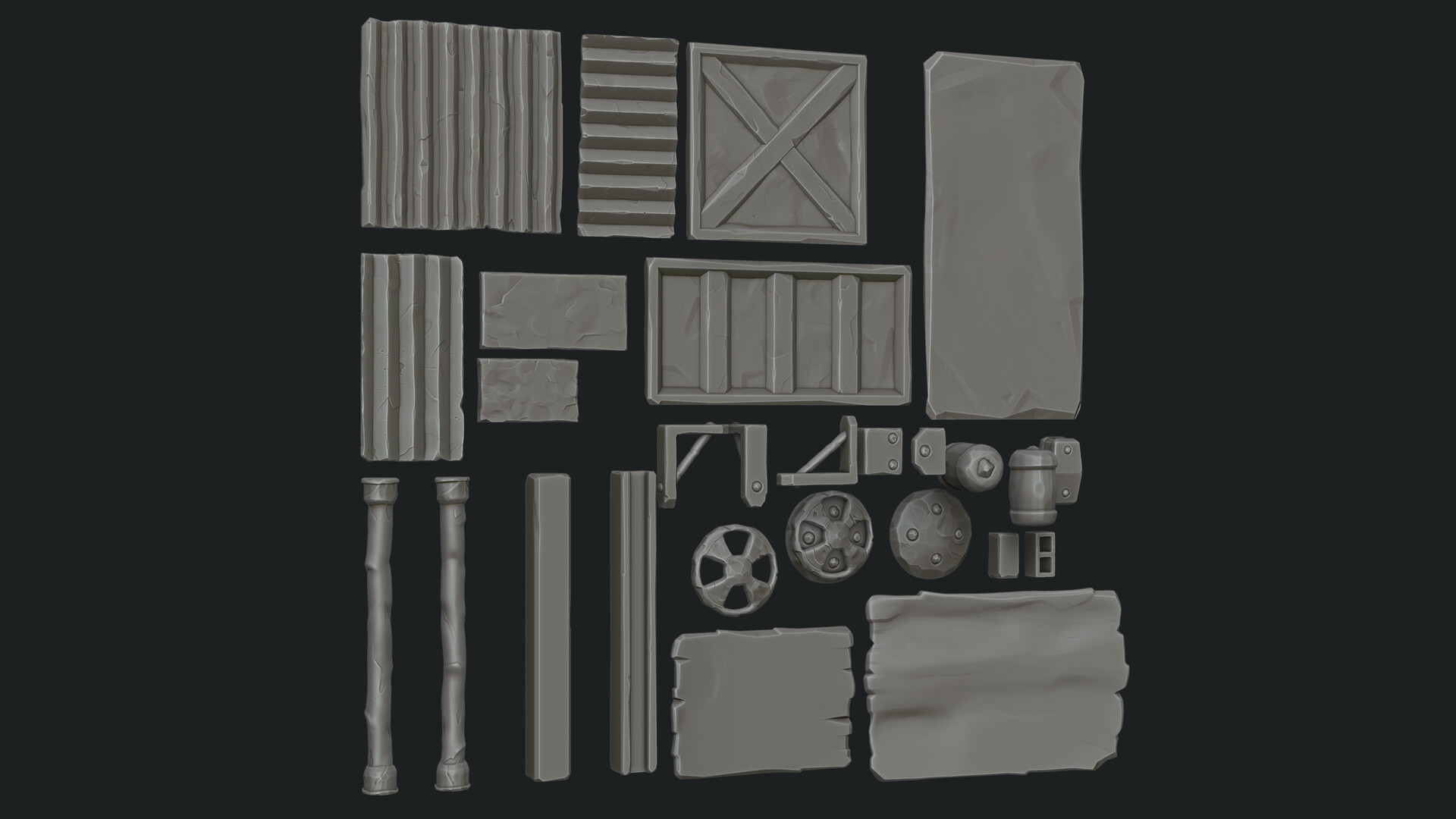 ArtStation - TMNT - Metal Kit Sculpts