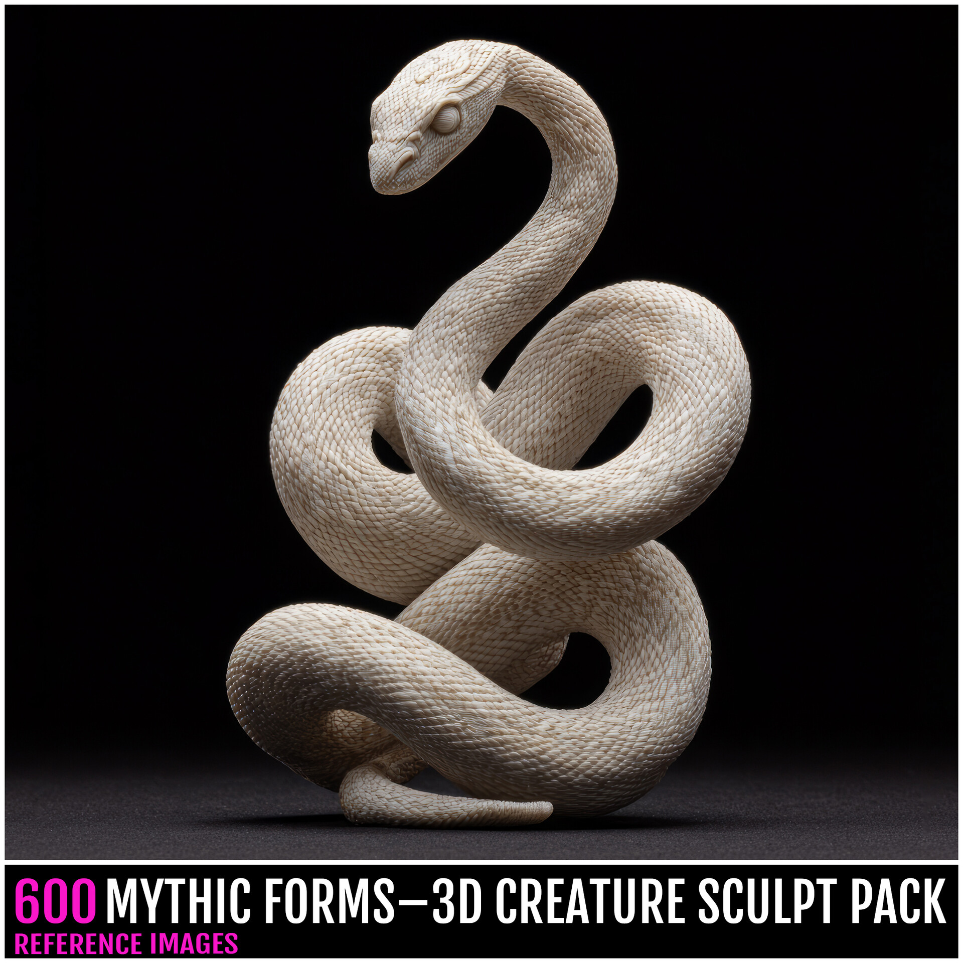 ArtStation - 600 MYTHIC FORMS – 3D CREATURE SCULPT PACK