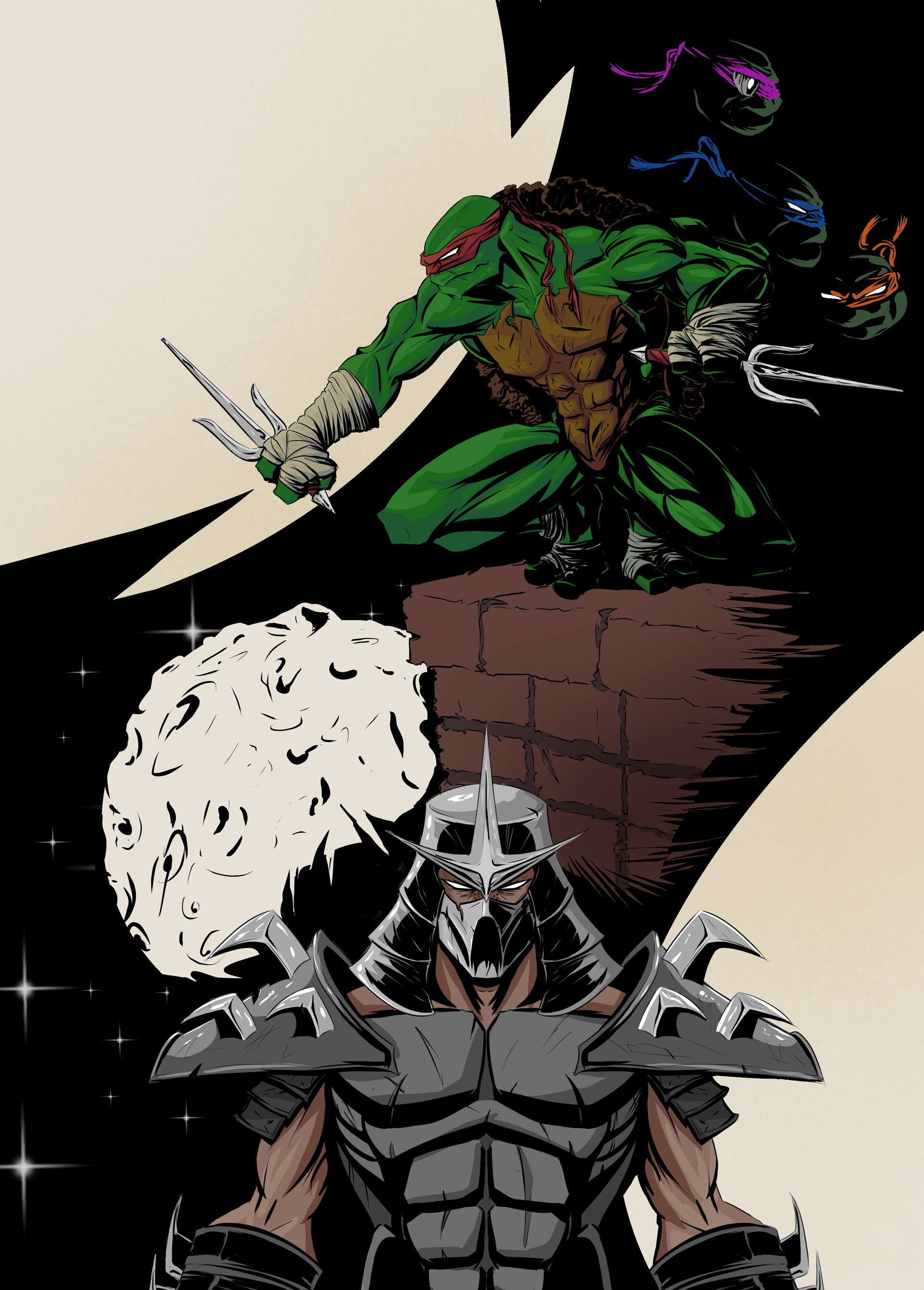 ArtStation - TMNT Cover