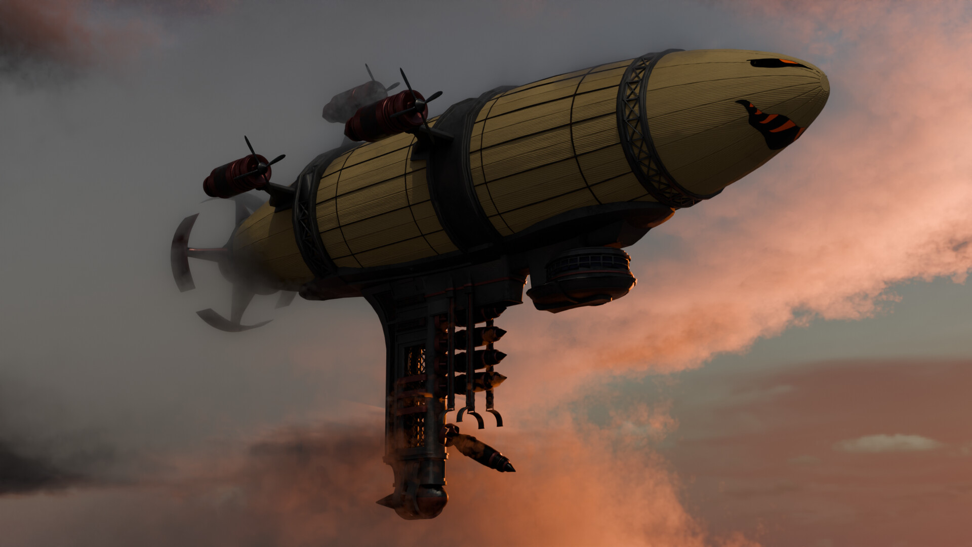 ArtStation - Kirov Airship - Red Alert 2