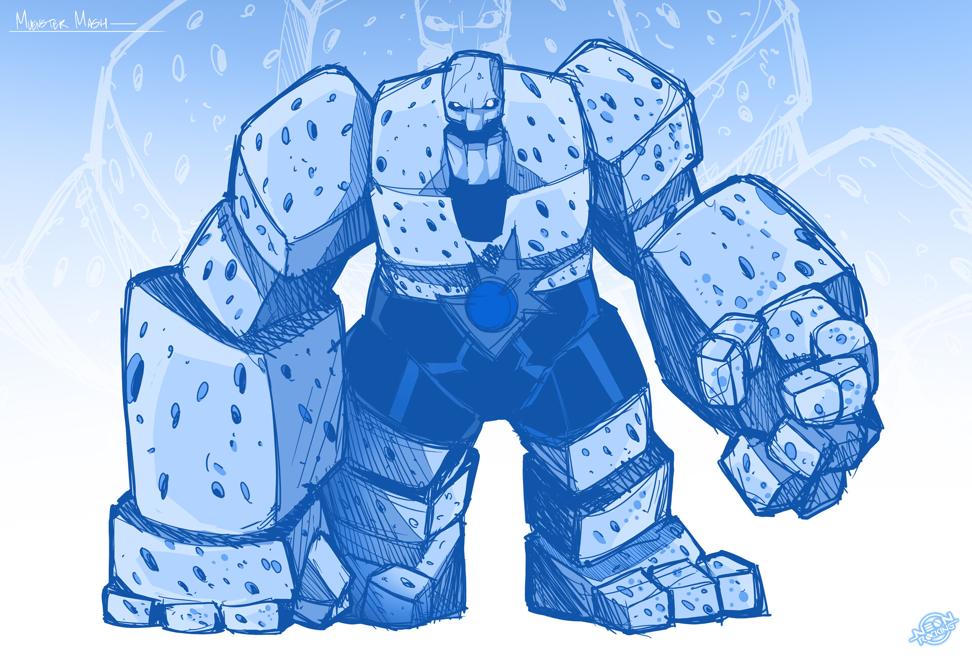 David Velasquez - Muenster Mash ( character design - Commission )