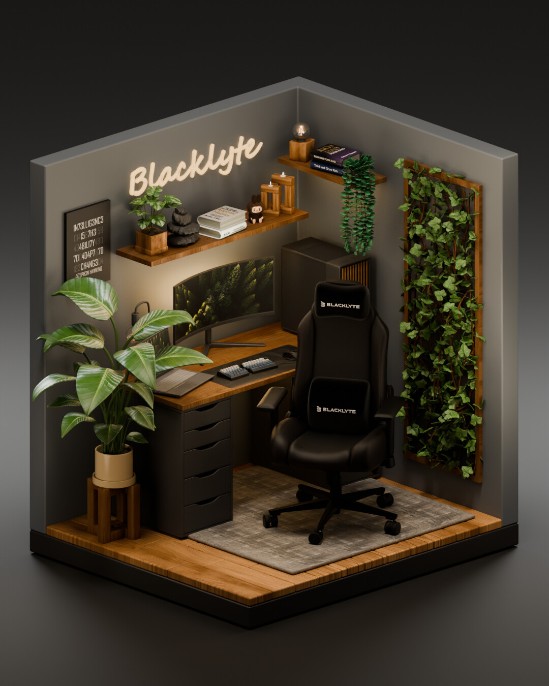 ArtStation - Desk Setup