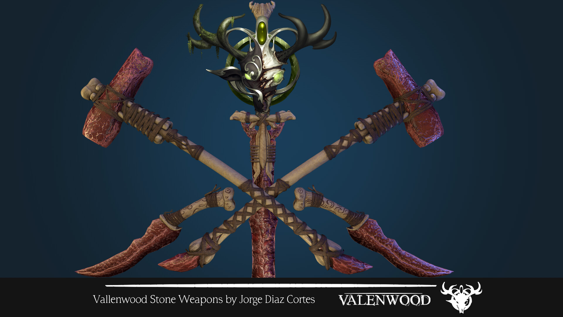 ArtStation - Stone Weapons for Valenwood Mod Project