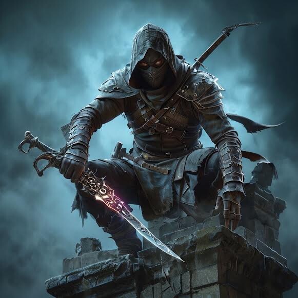 ArtStation - The Silent Blade – Dark Fantasy Assassin”