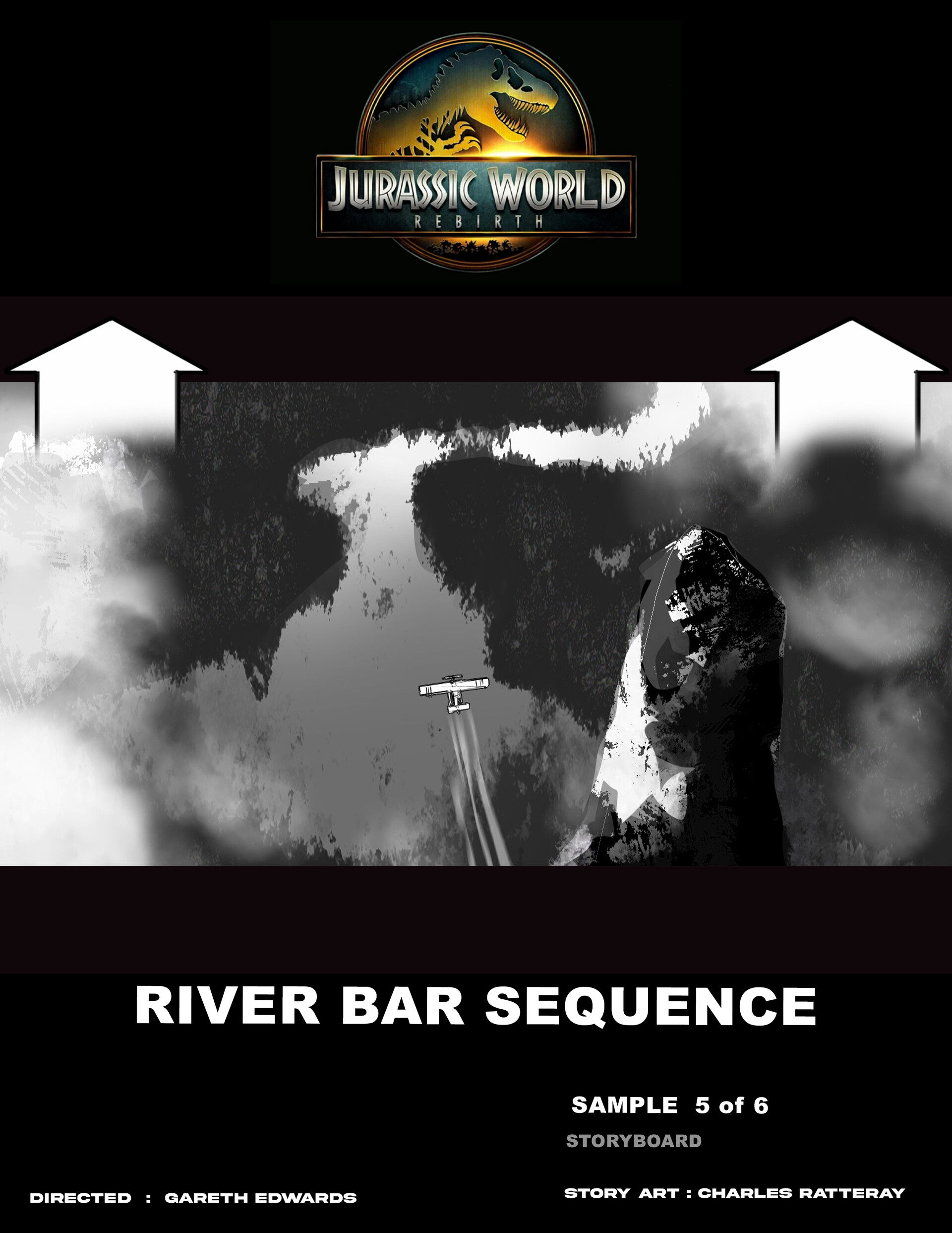 ArtStation - THE RIVER BAR SEQUENCE - JURASSIC WORLD REBIRTH ...